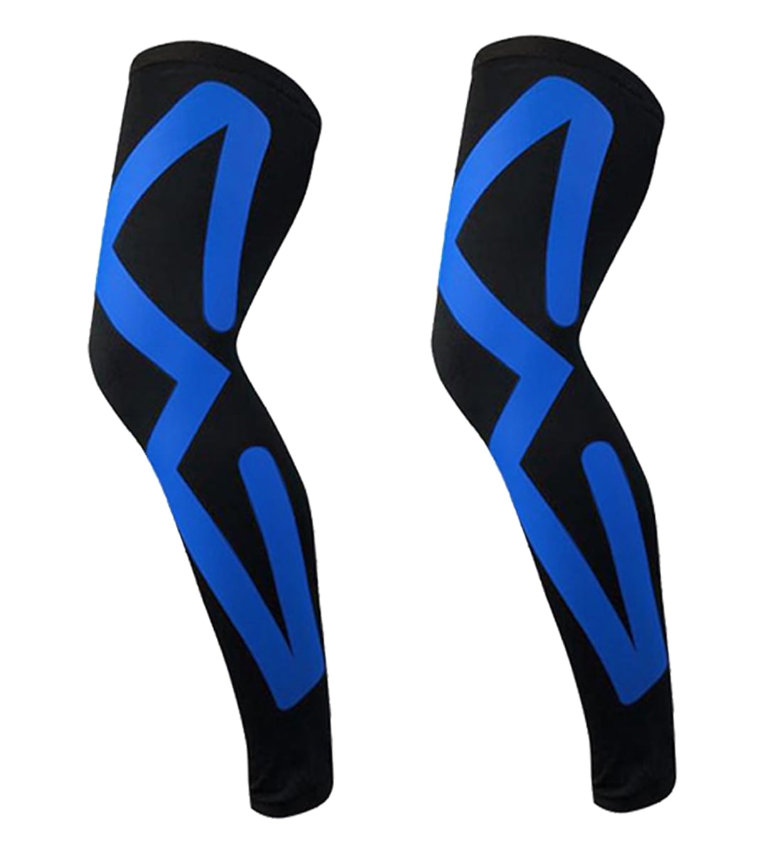 Sports Recovery Compression Full Leg Sleeves (X-Large, Blue) - Walmart.com