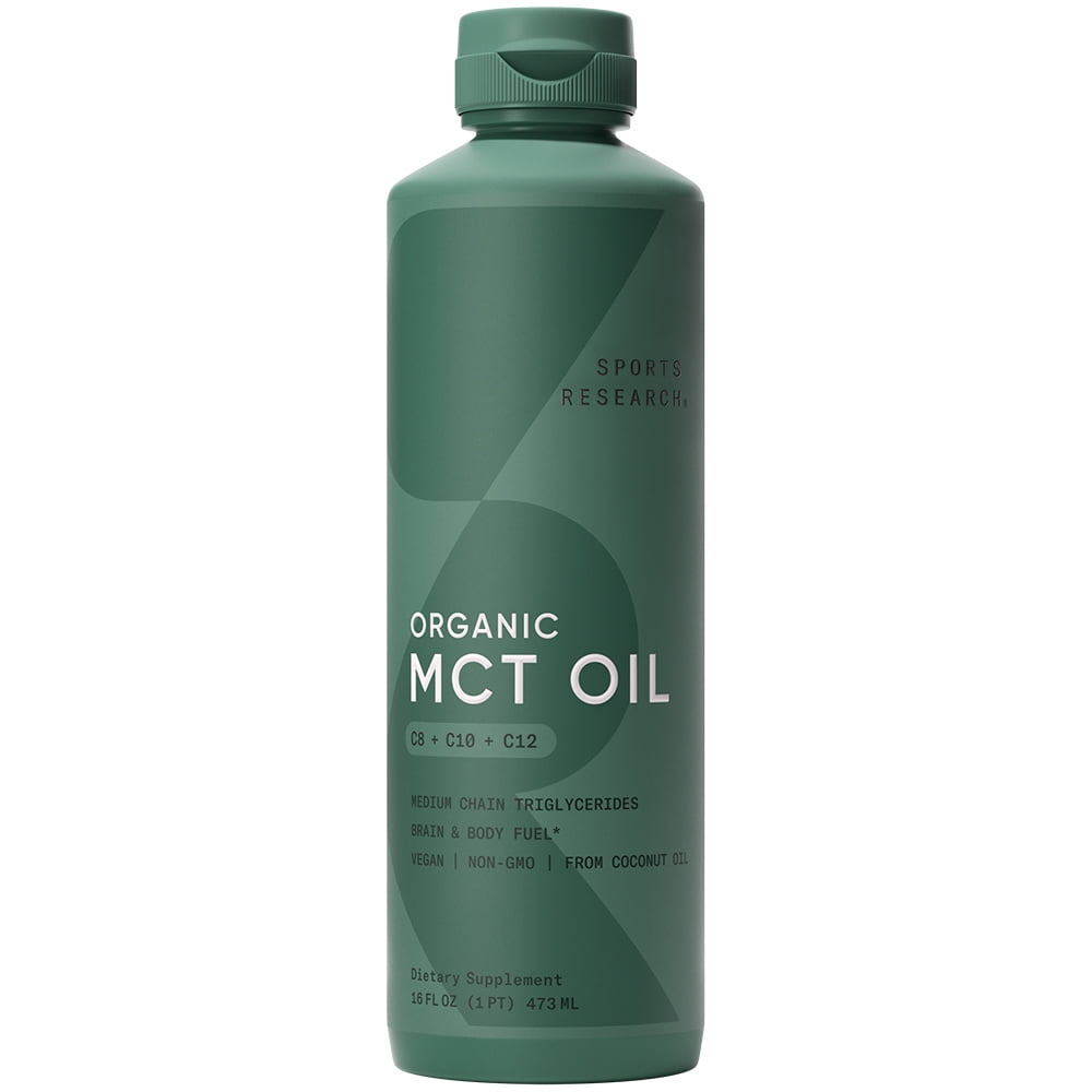 Sports Research MCT Oil, Unflavored, 16 fl oz (473 ml) - Walmart.com