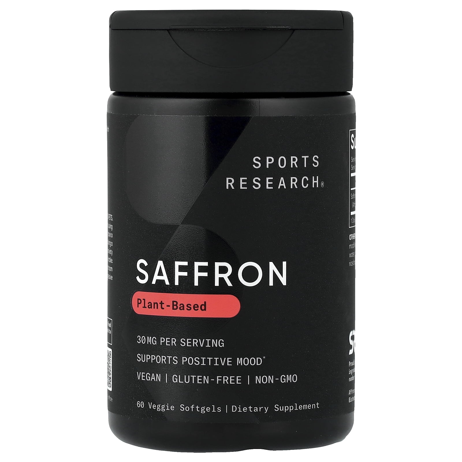 Sports Research Saffron, 30 mg, 60 Veggie Softgels - Walmart.com