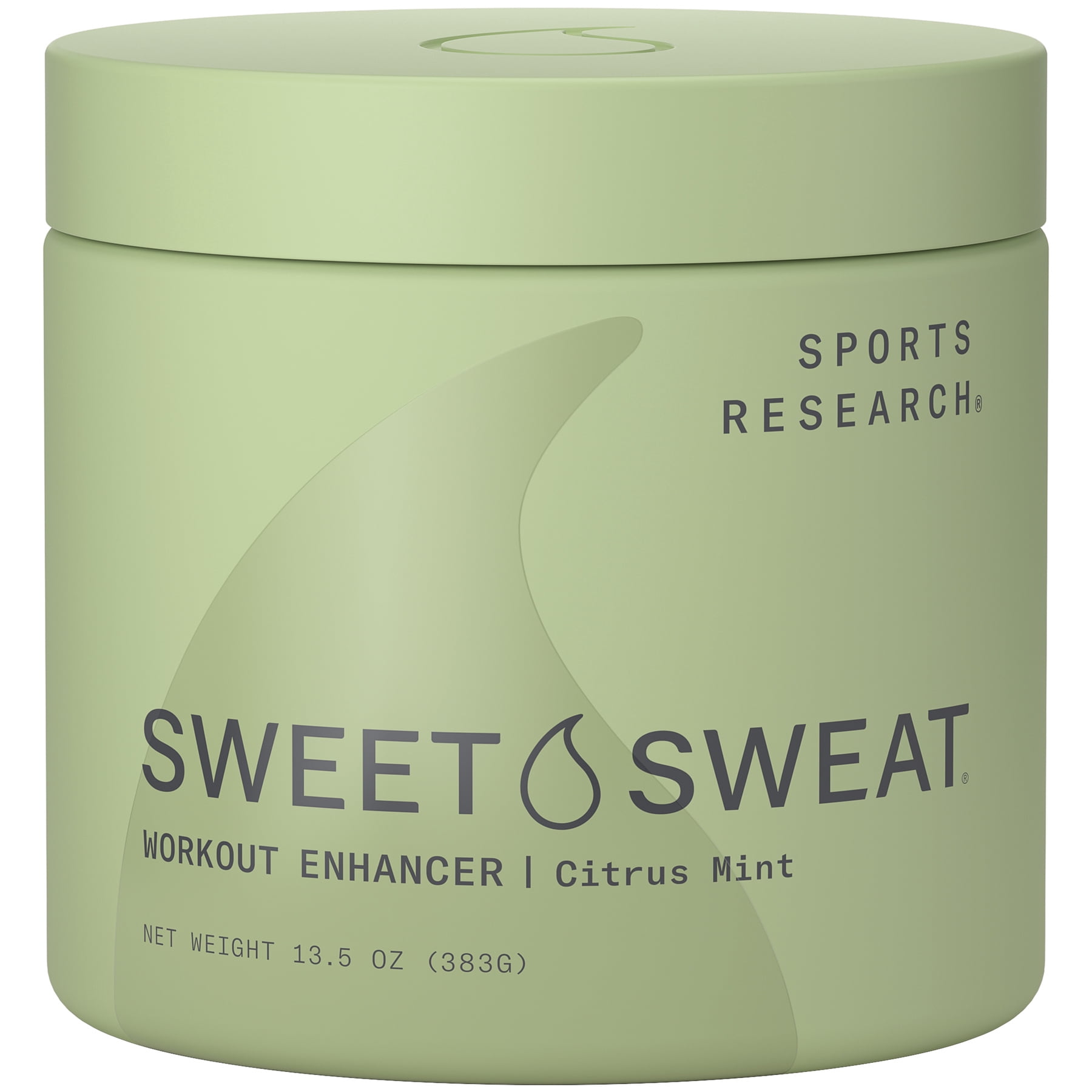 Sports Research Sweet Sweat Gel, Citrus Mint, 13.5oz, Workout Enhancer ...