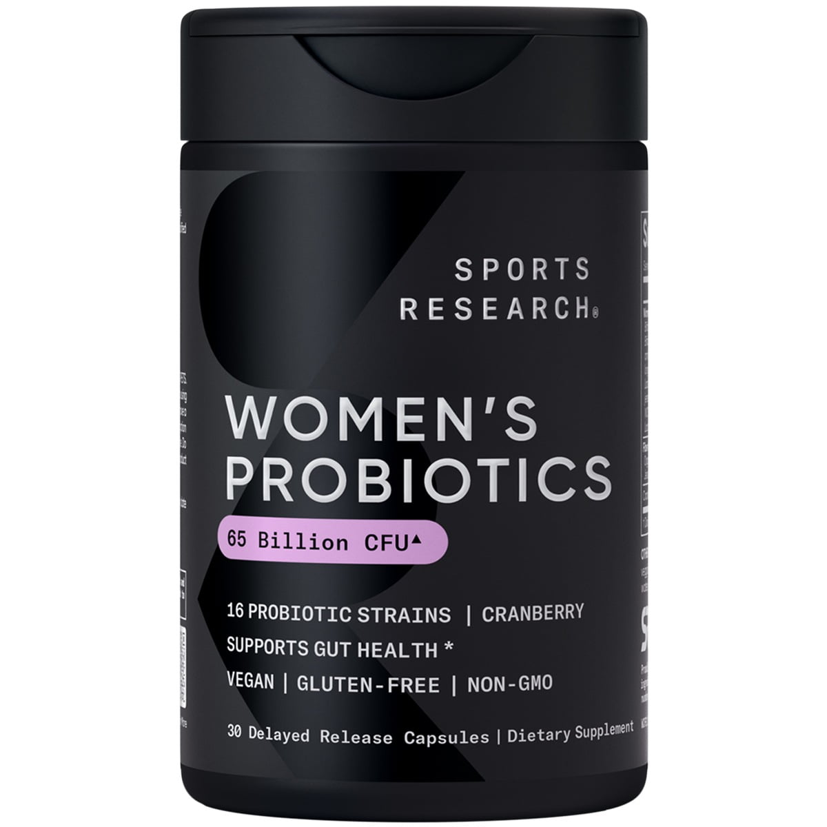 Sports Research Women's Probiotics 65 Billion CFU, Good Gut Health ...