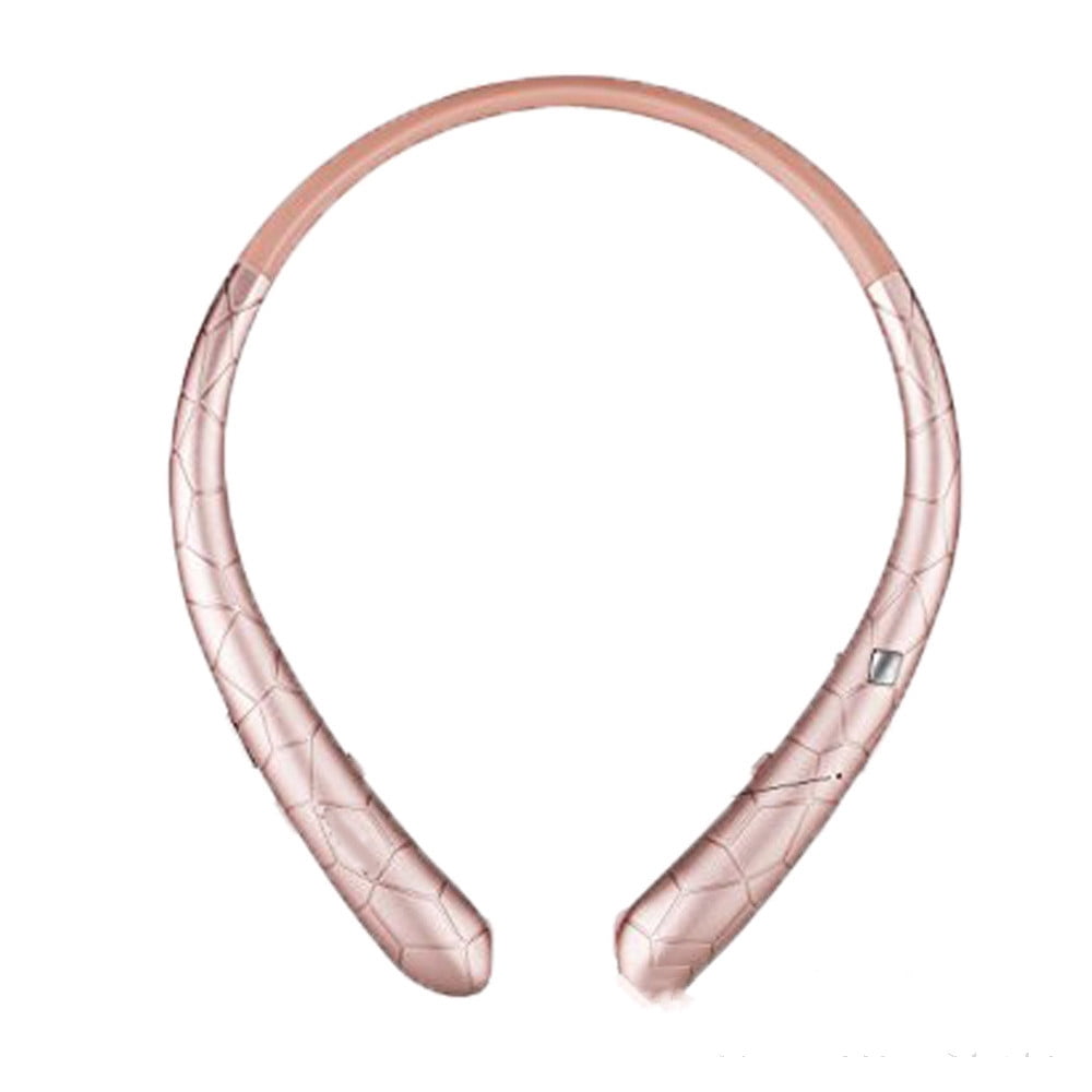Sports Retractable Wire Handsfree Call Wireless Neckband Bluetooth ...