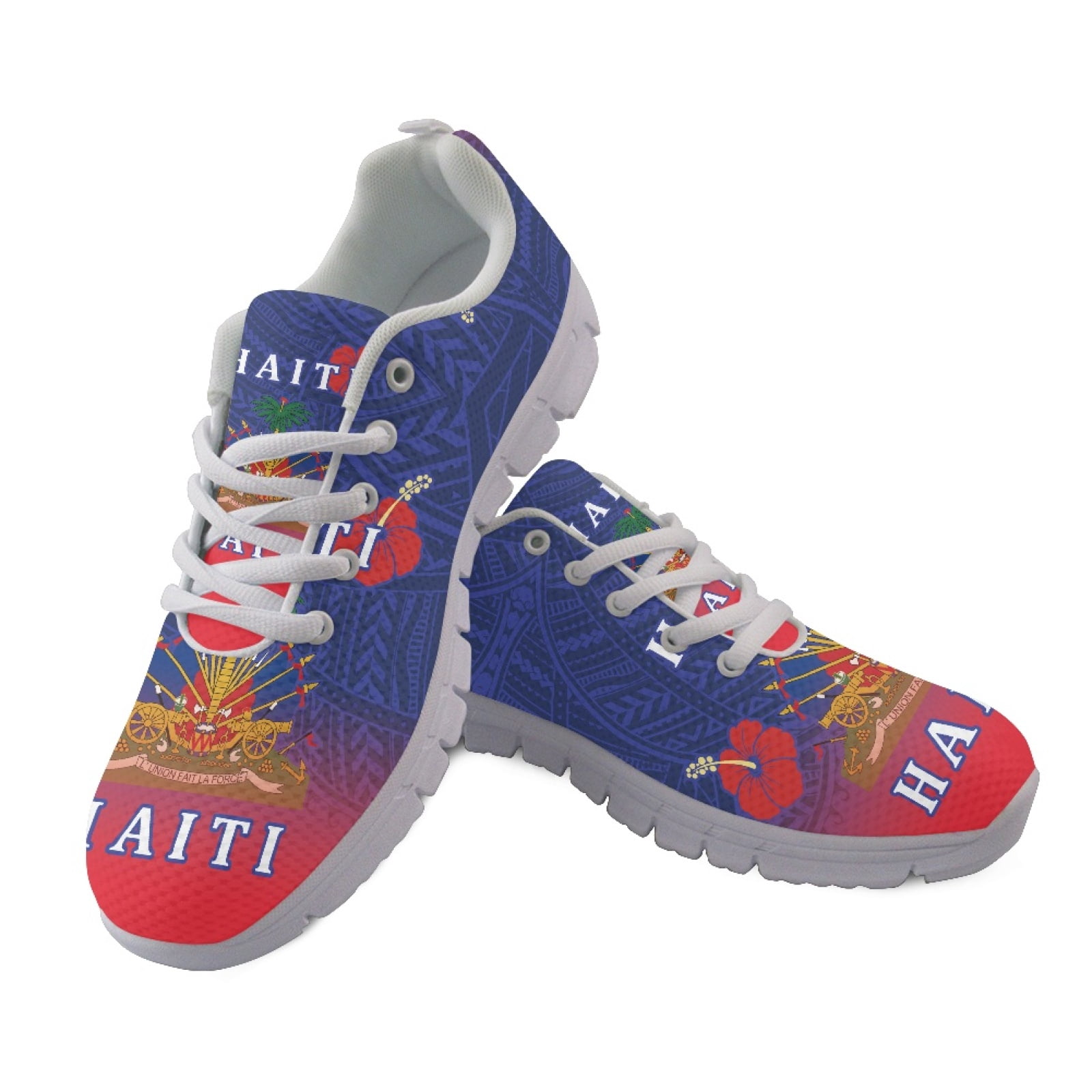 Sports Running Jogging Casual Shoes for Women Haiti Print Outdoor ...