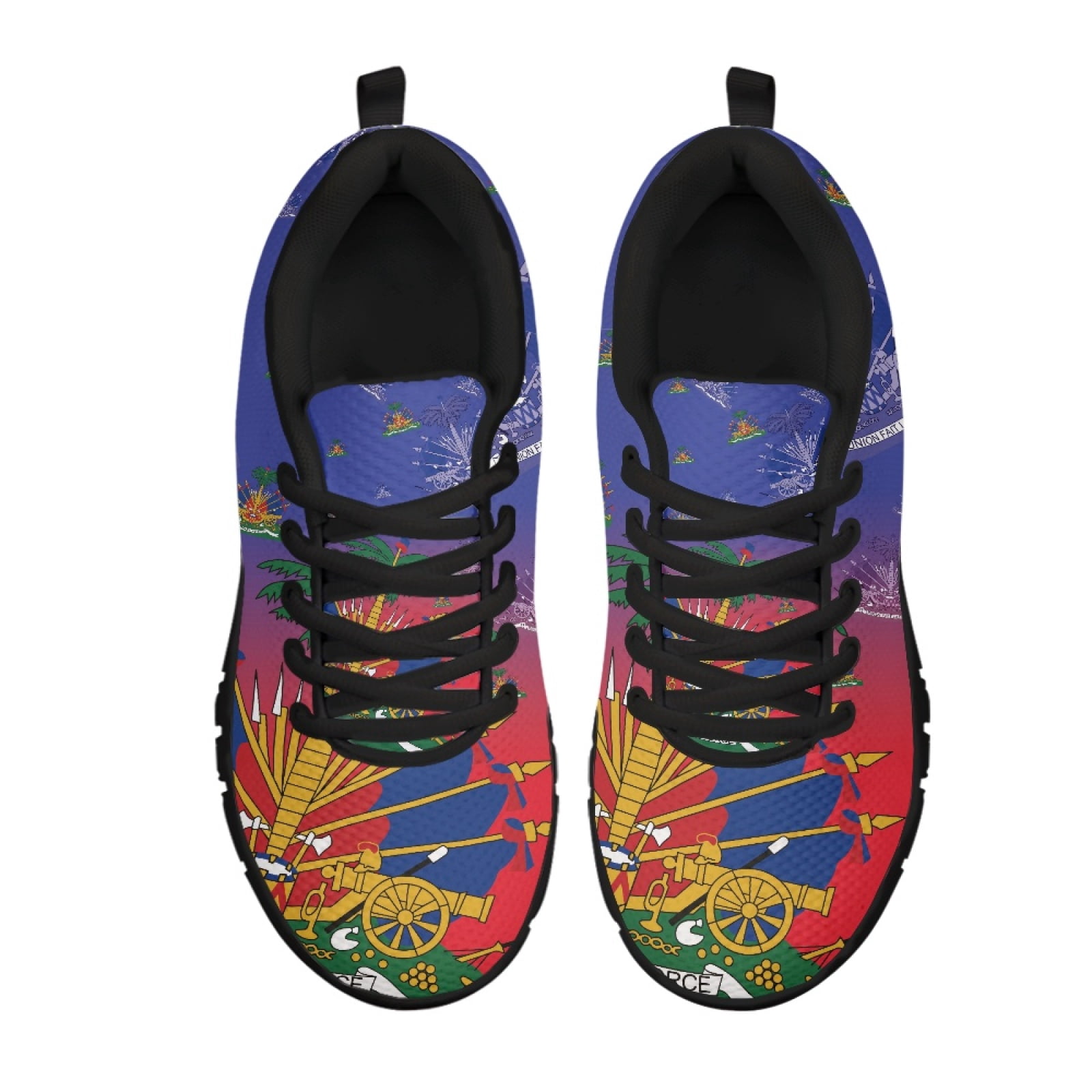 Sports Running Jogging Casual Shoes for Women Haiti Print Outdoor ...