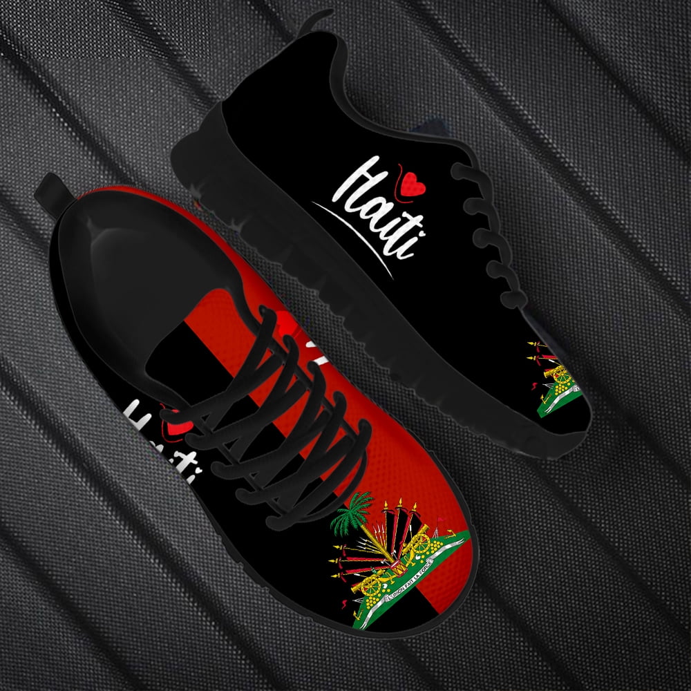 Sports Running Jogging Casual Shoes for Women Haiti Print Outdoor ...