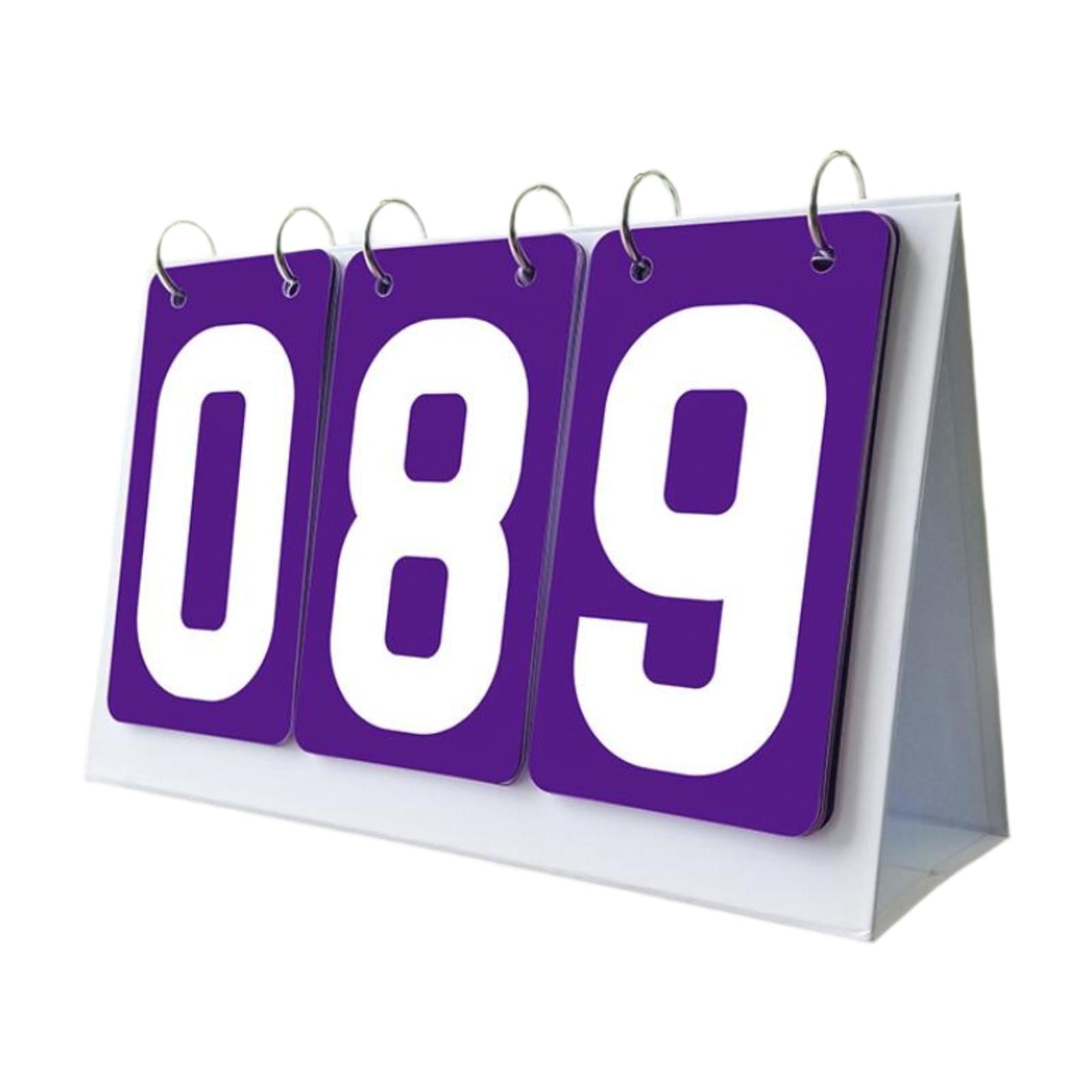 Sports Scoreboard Tabletop Score Team Games Flip Number Score Board 3 ...