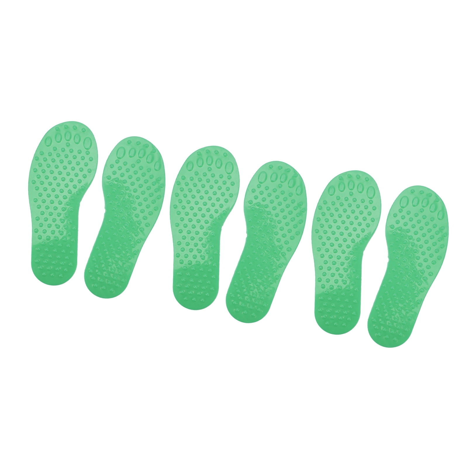 Sports Set of 6 Colorful Foot,3 Pairs Footprints Marker PVC Colorful ...