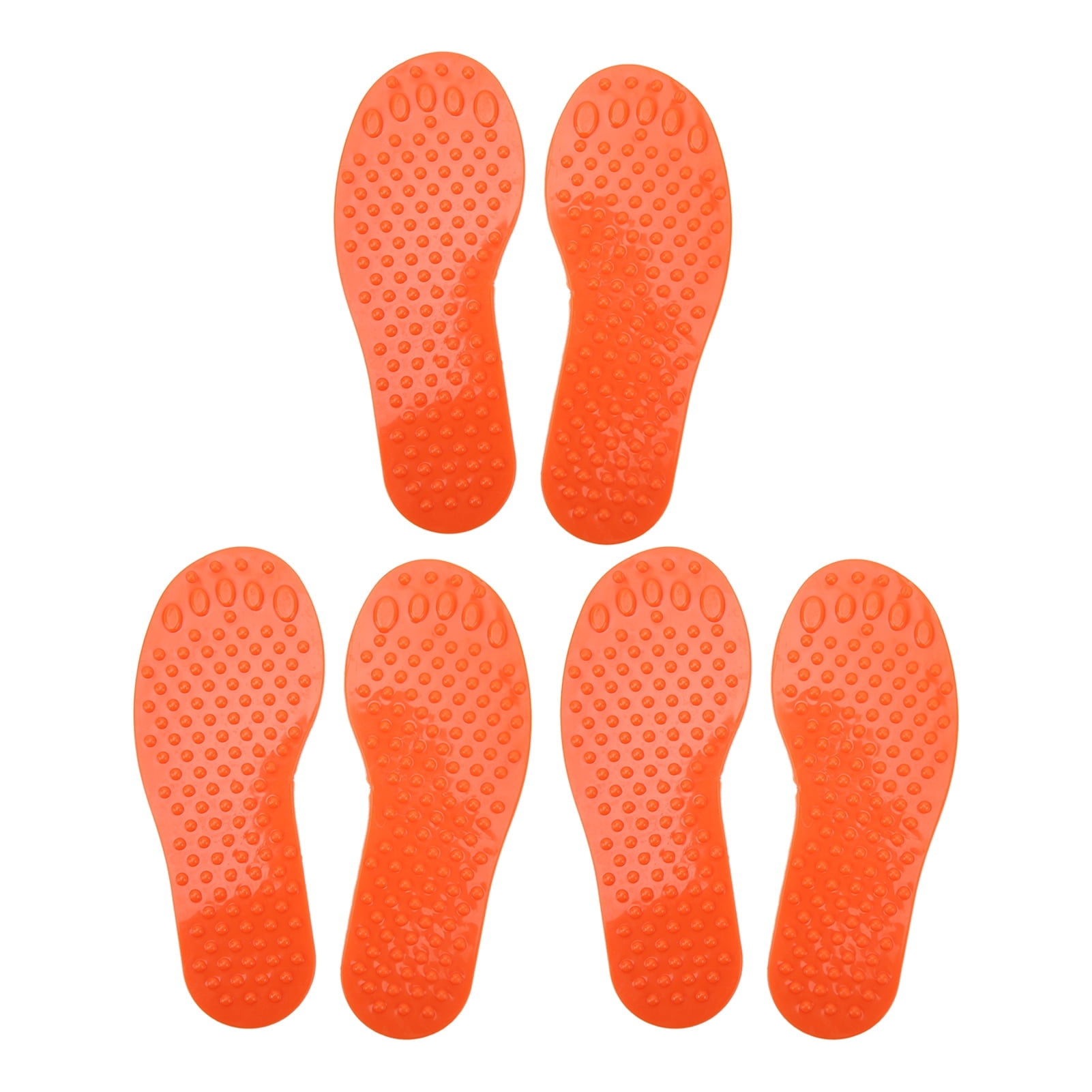 Sports Set of 6 Colorful Foot,3 Pairs Footprints Marker PVC Colorful ...