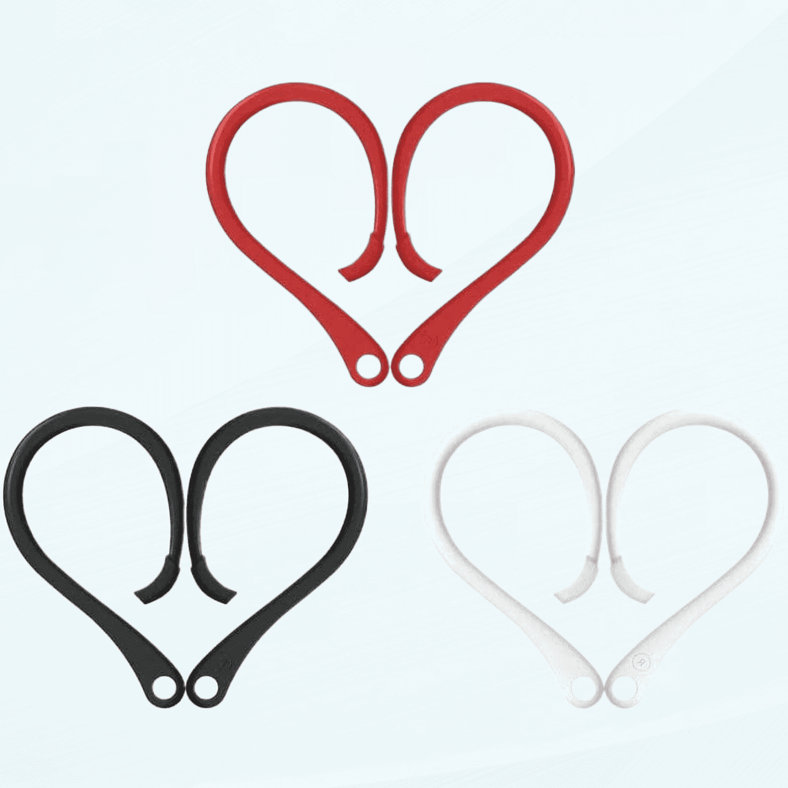 Sports Silicone Ear Hooks for Apple AirPods pro Accessories Anti-Fall ...