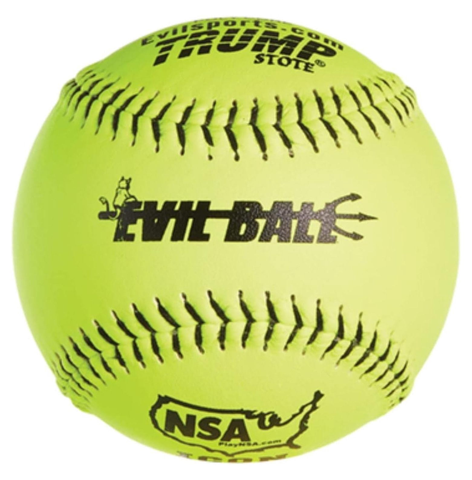 Sports Softball 12in 44/400 NSA Dozen - Green (Faux Leather) - Walmart.com