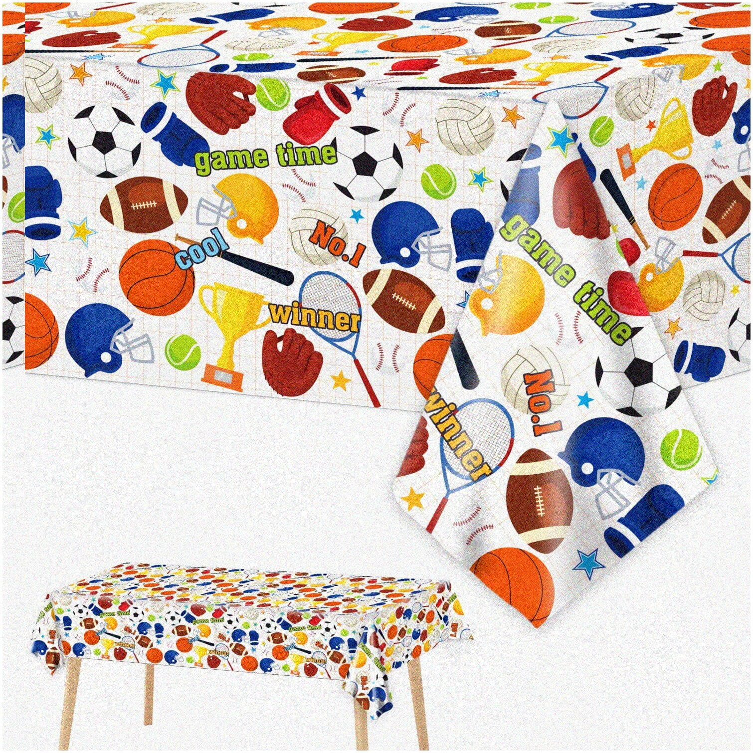 Sports Star Party Pack: All-Star Baseball Tablecloth & More! Perfect ...