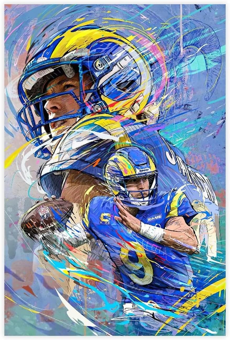 Sports Star Poster Matthew Stafford - Walmart.com