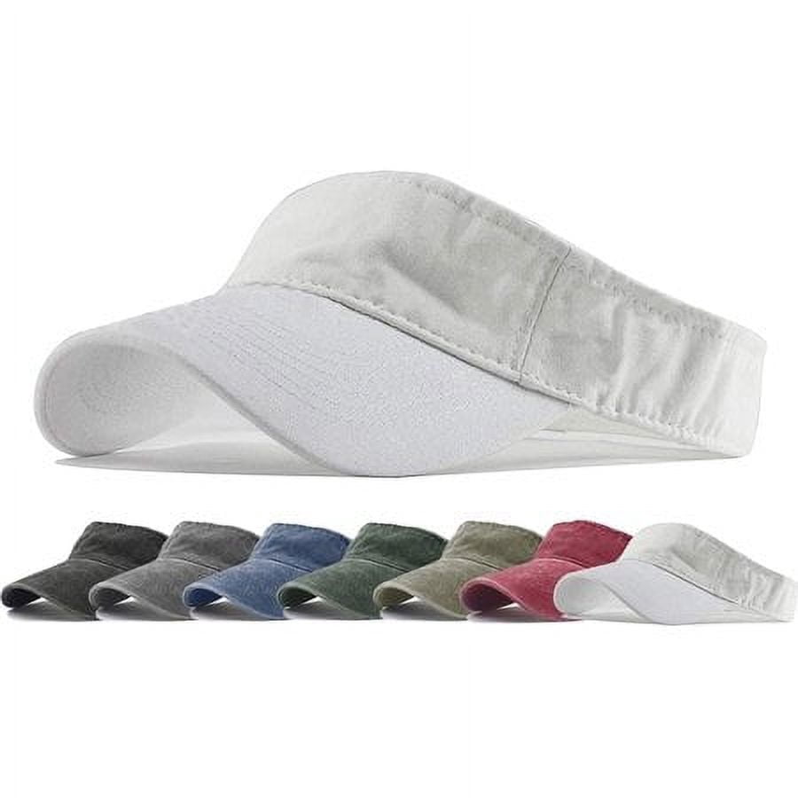 Sports Sun Visor Hats Cotton Twill Ball Adjustable Sun Caps for Men ...
