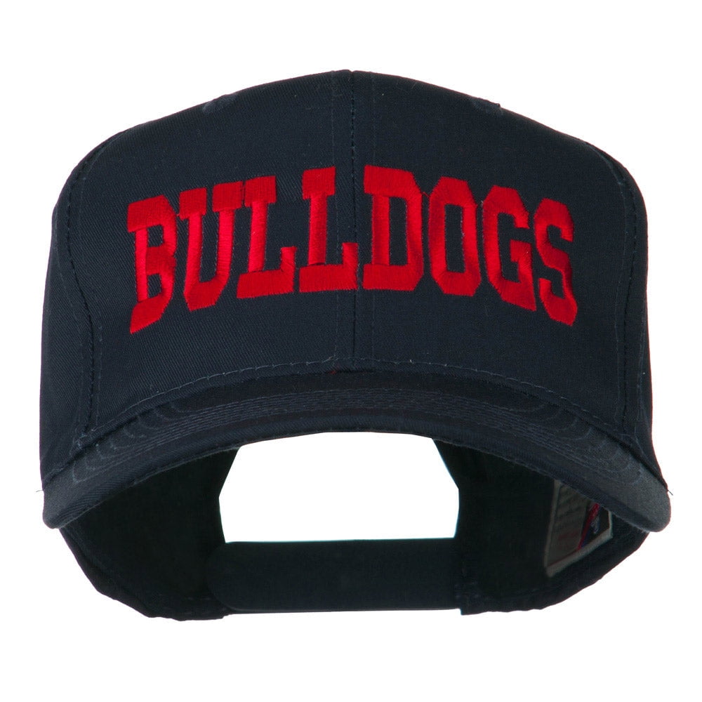 Sports Team Bulldogs Embroidered Cap - Navy OSFM - Walmart.com