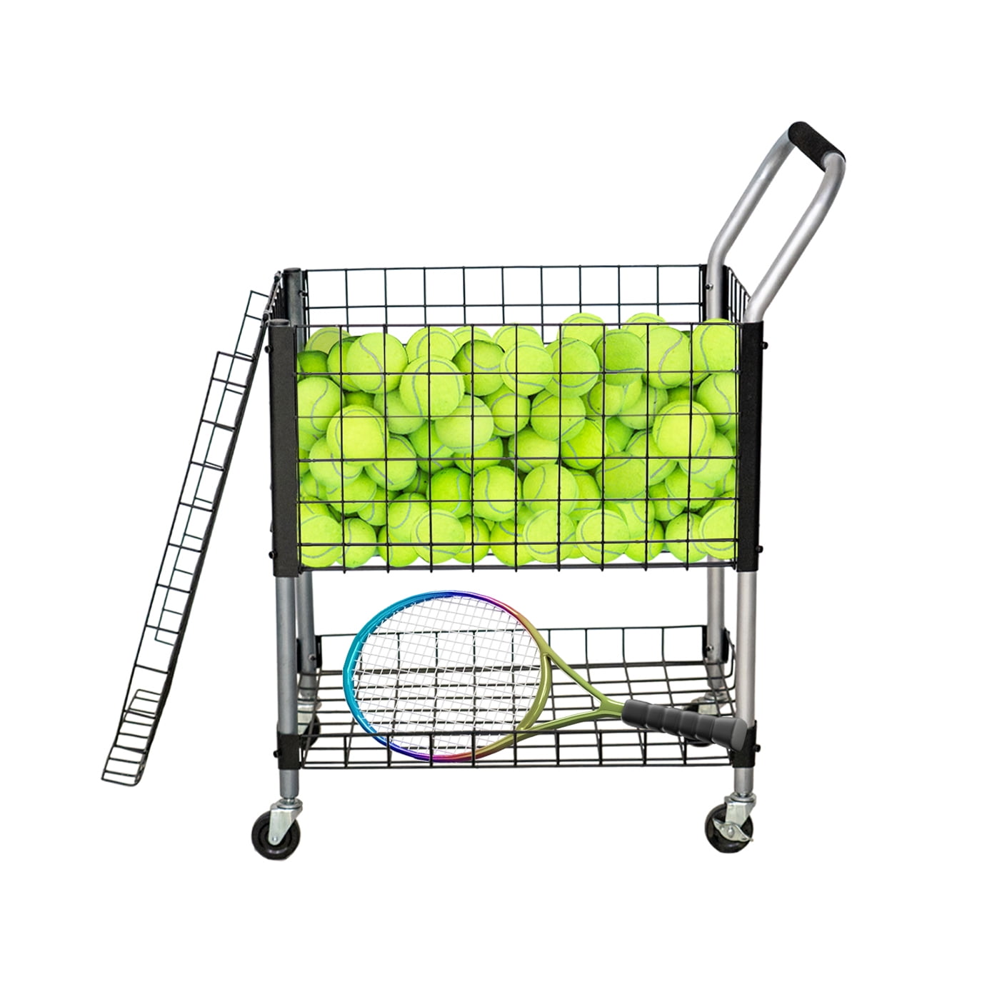 Sports Tennis Teaching Carts with Lockable Wheel, Heavy Duty Tennis ...