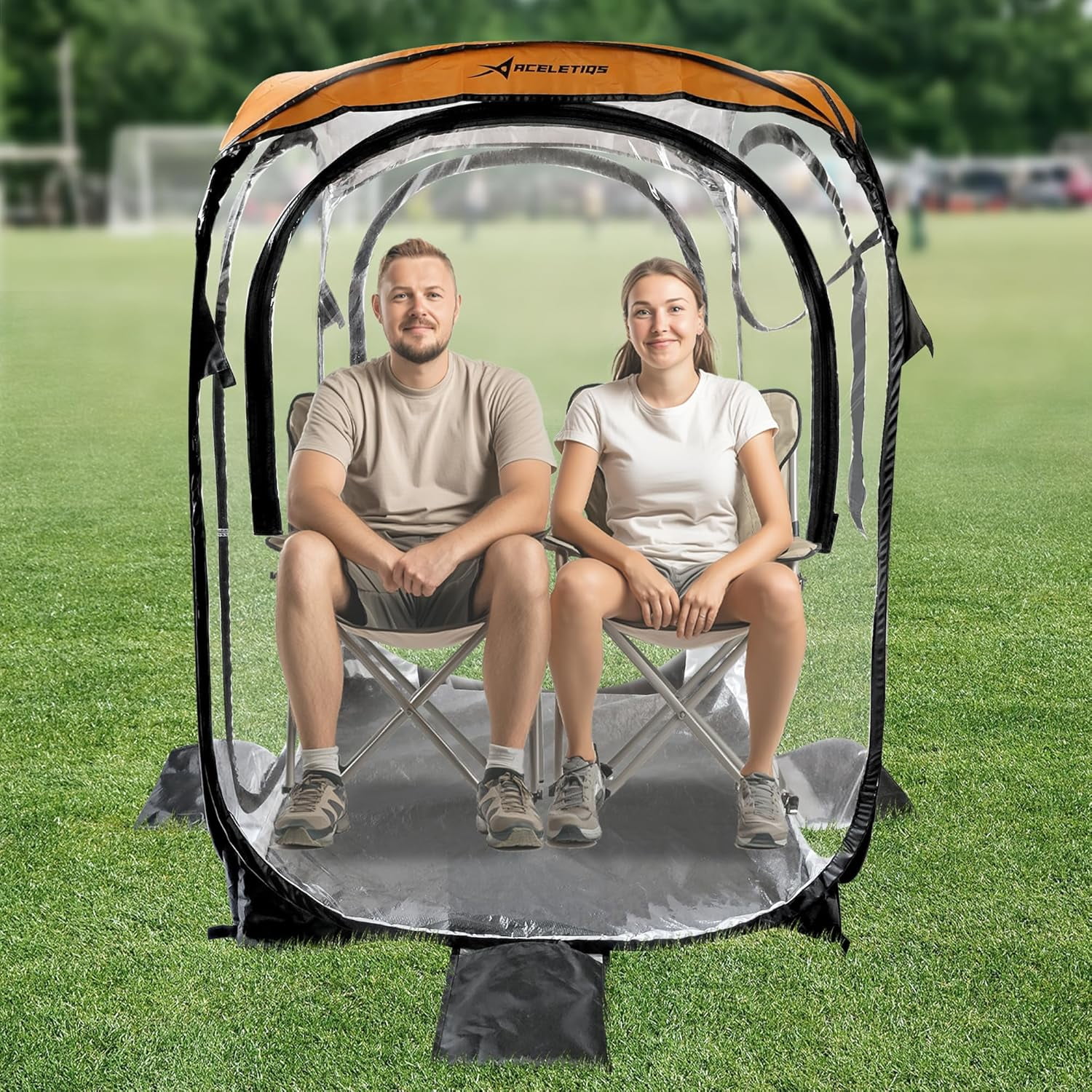 Sports Tent Shelter, Instant Weather Pod Pop Up Tent Shelter with Carry ...