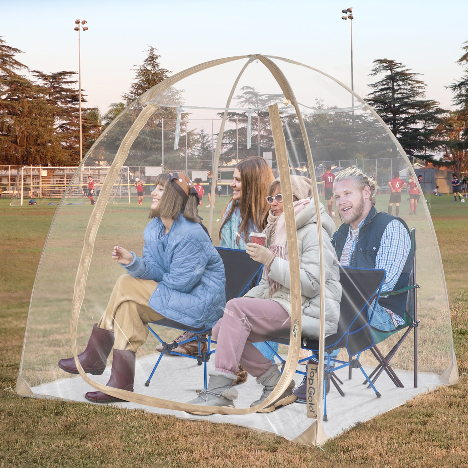 2-Person Pop Up Weather-Resistant Pod Sports Tent - Instant ...