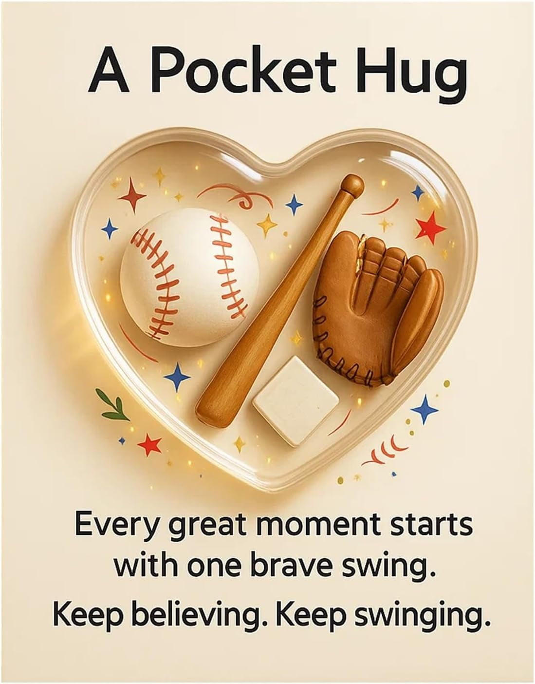 Sports Theme Pocket Encouragement Card Set – Motivational Gift for ...