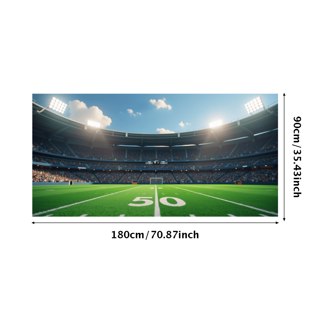 Sports Themed Backdrop Banner for Stadium Events Game Day Celebrations ...
