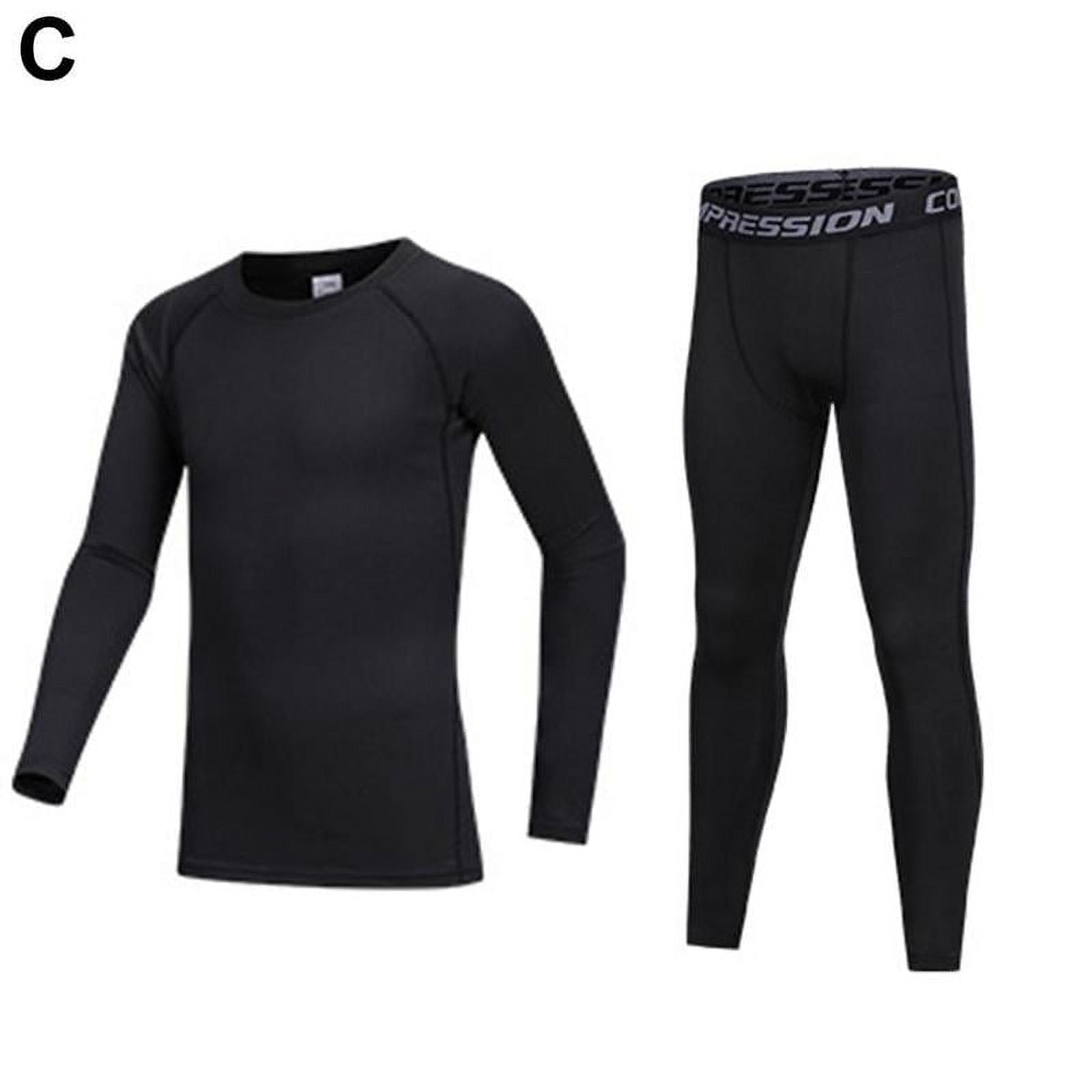 Sports Tights Suit Men'S Basketball Training Quick-Drying Fitness ...