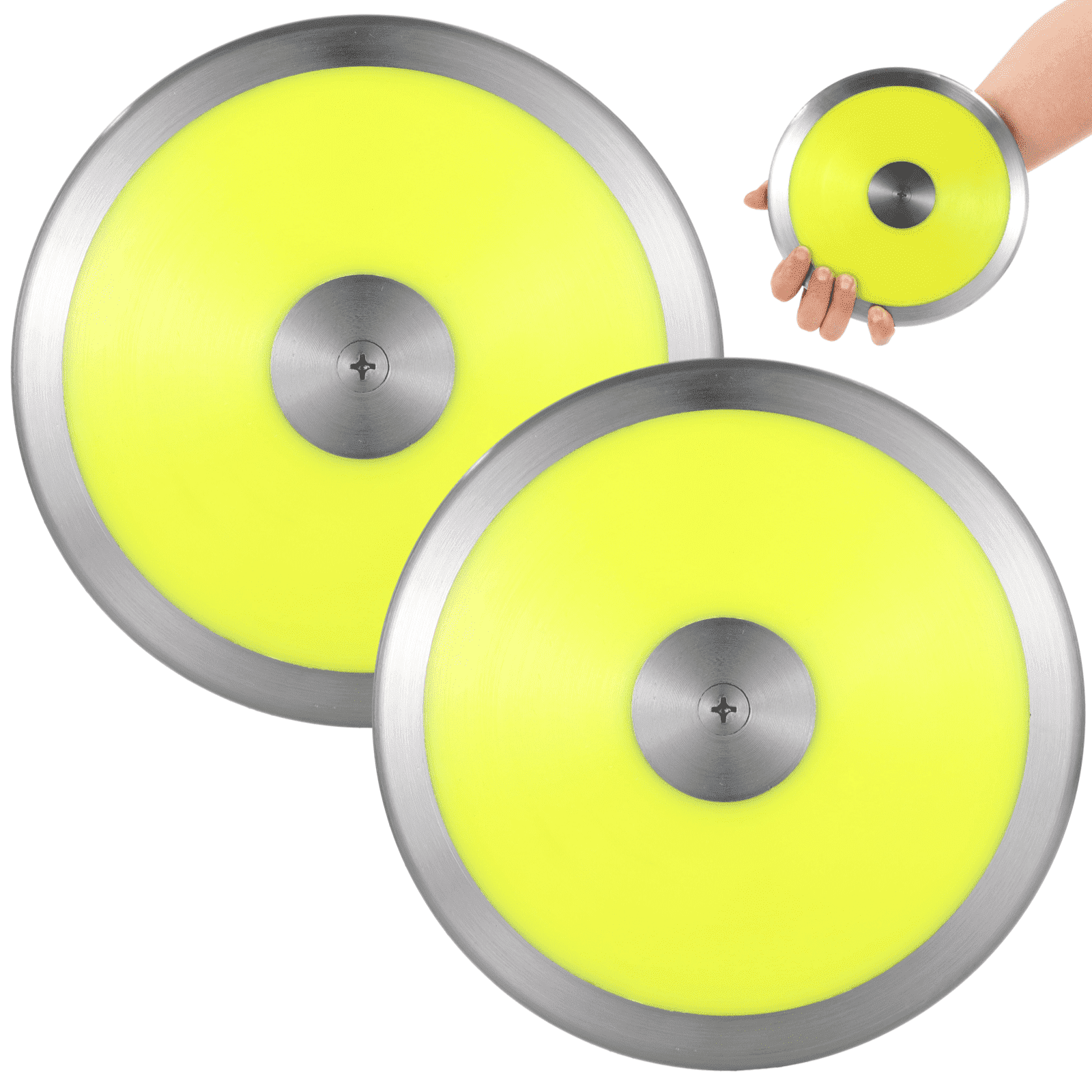 2 Pcs 1.6 Kg Sports Training Discus, Track and Field Discus for Sports ...
