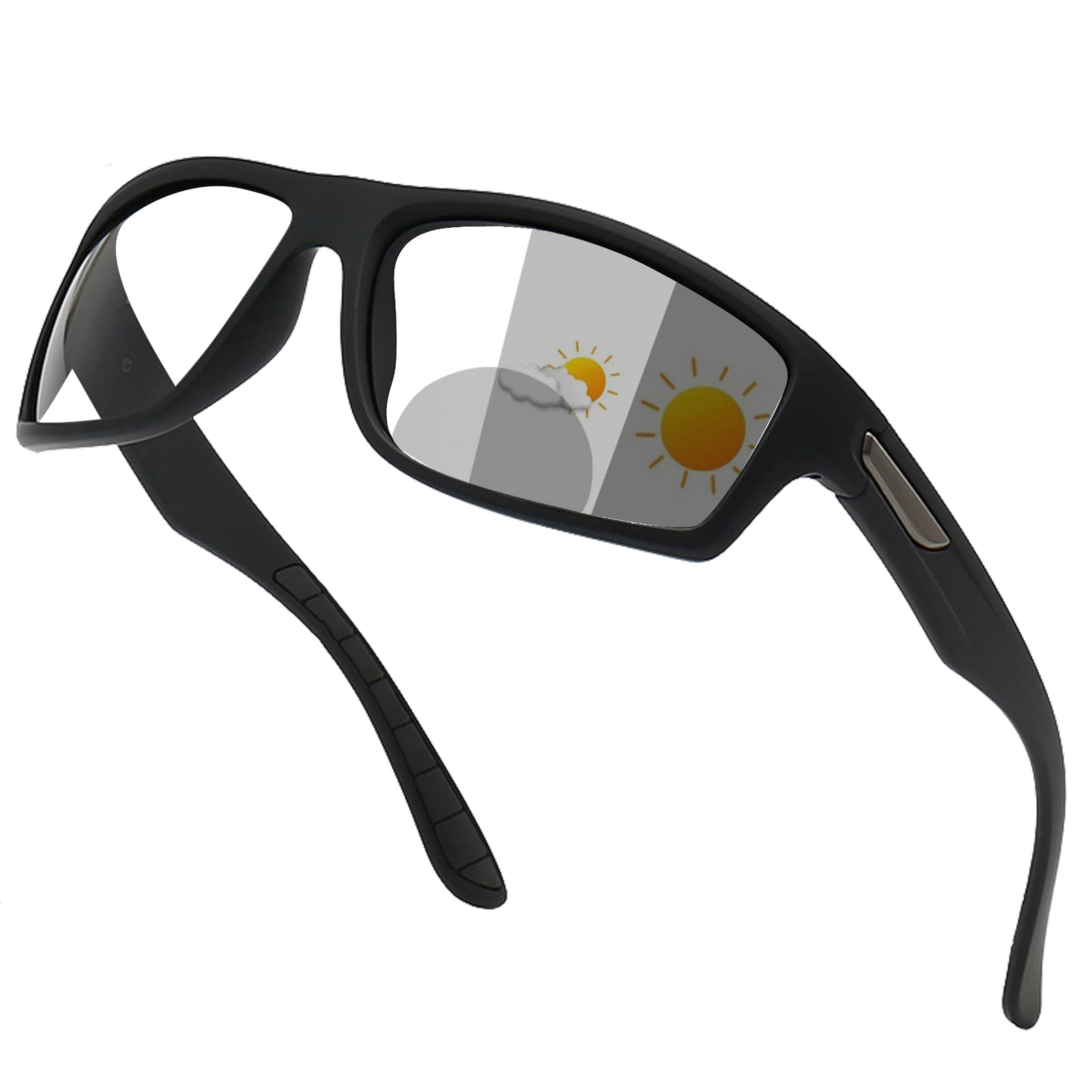 Sports Transition Readers Sunglasses Wrap Around Readers Photochromic ...