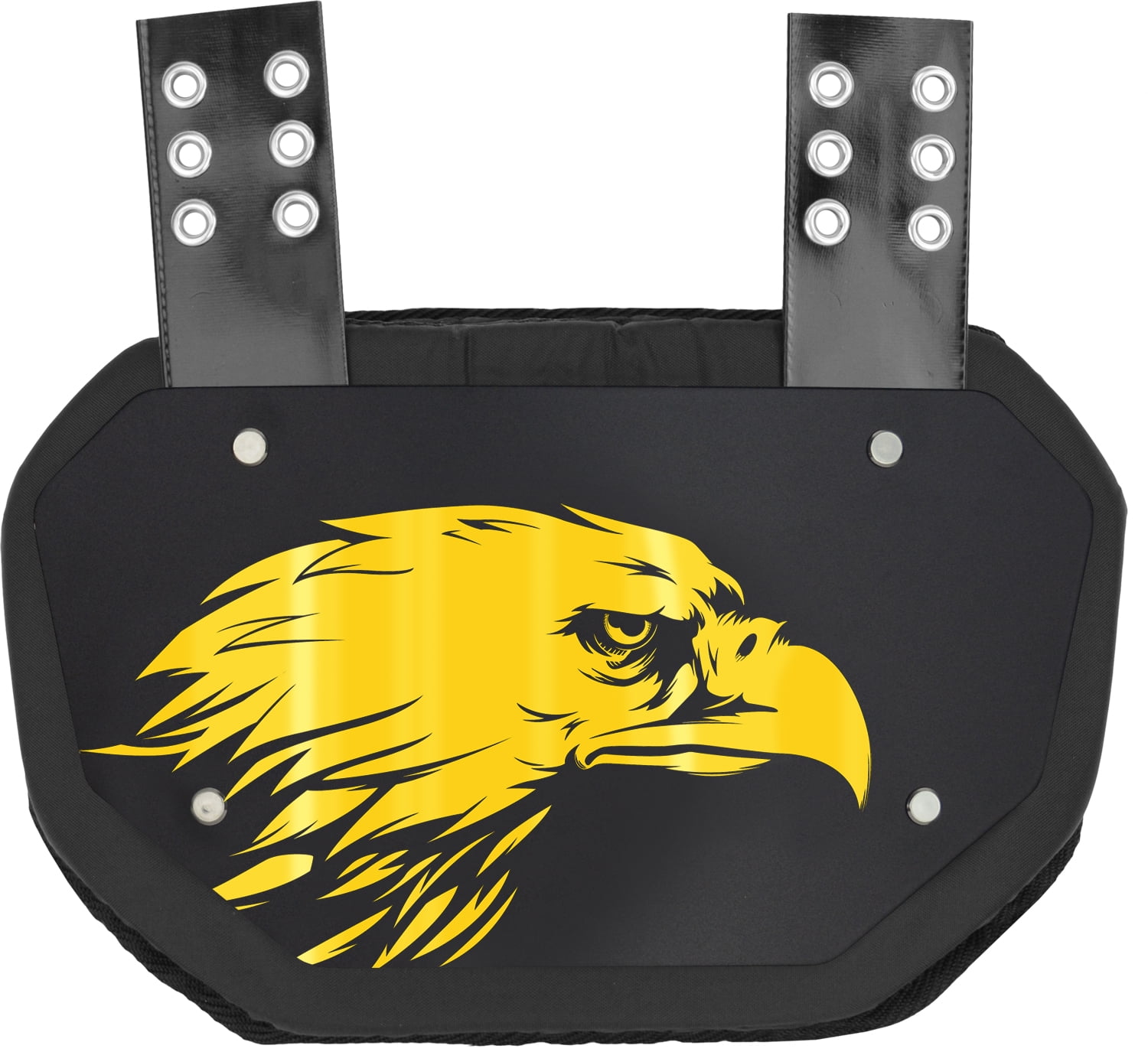 Sports Unlimited Gold Eagle Football Back Plate for Shoulder Pads ...