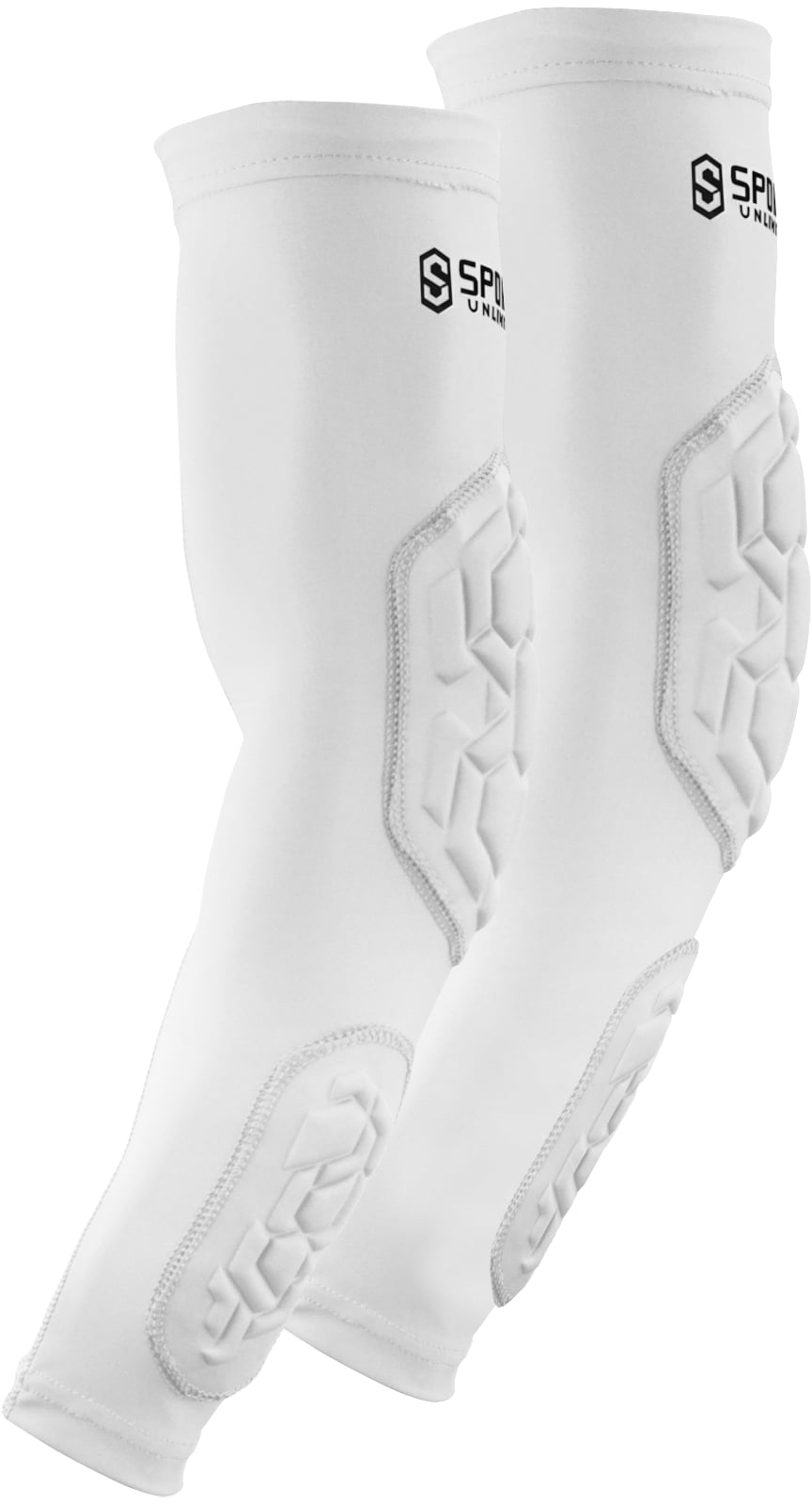 Sports Unlimited Padded Forearm Elbow Sleeves - Youth and Adult - Pair ...