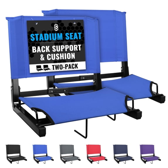 Sports Unlimited Stadium Chair - 2 Pack - Walmart.com