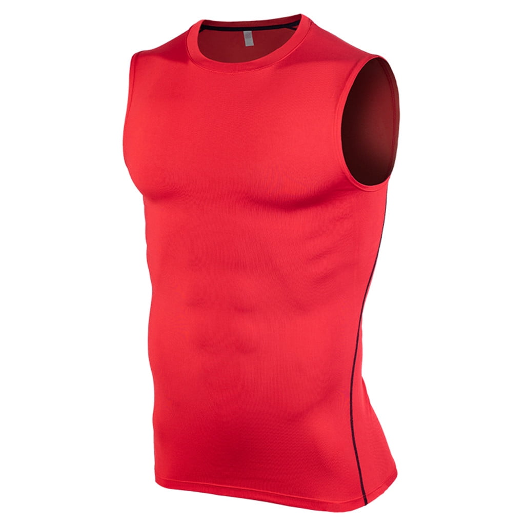 Sports Vest For MenStretch TightFitnessClothesGymnasiumTrainingRunning ...