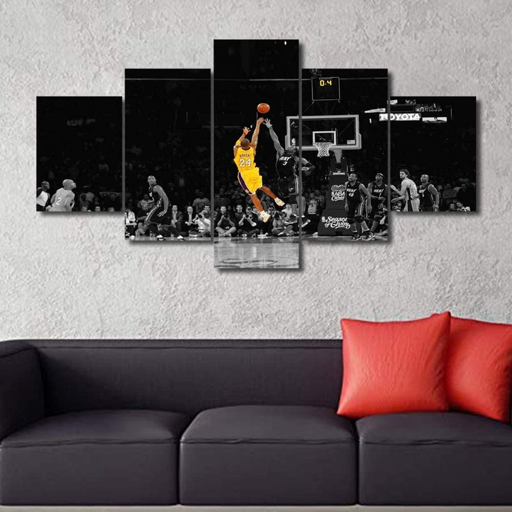 Sports Wall Art for Living Room Kobe Bryant Modern Home Decor Canvas R ...