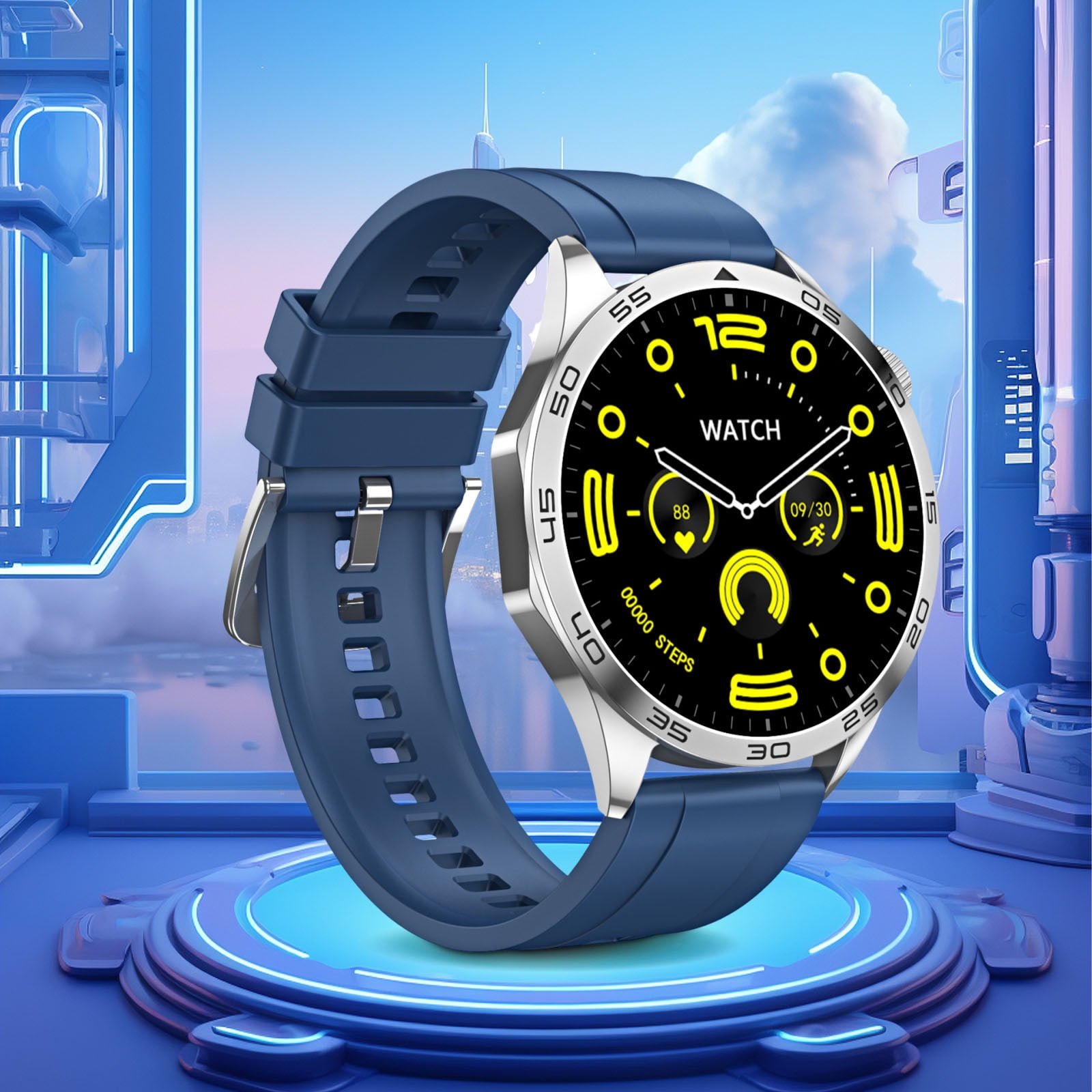 Sports Watch Health Tracker, Bluetooth Calling Smart Fitness Band ...