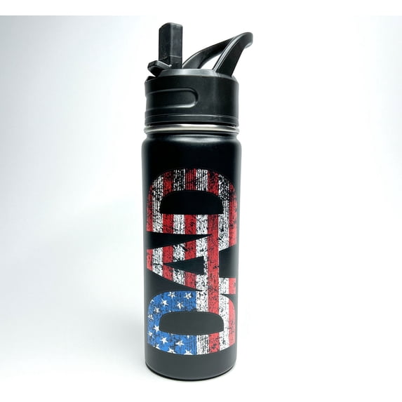 Sports Water Bottle 18 oz Stainless Steel Insulated Flasks Keep Cold ...