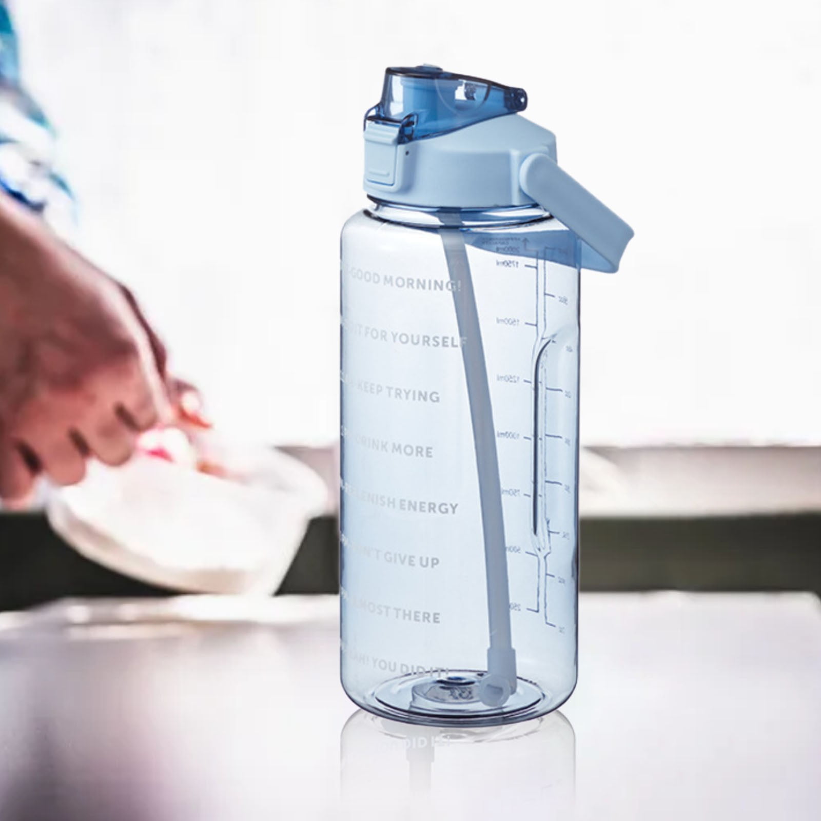 Sports Water Cup Large Capacity Heat Plastic Cup With Straw Cup Network ...