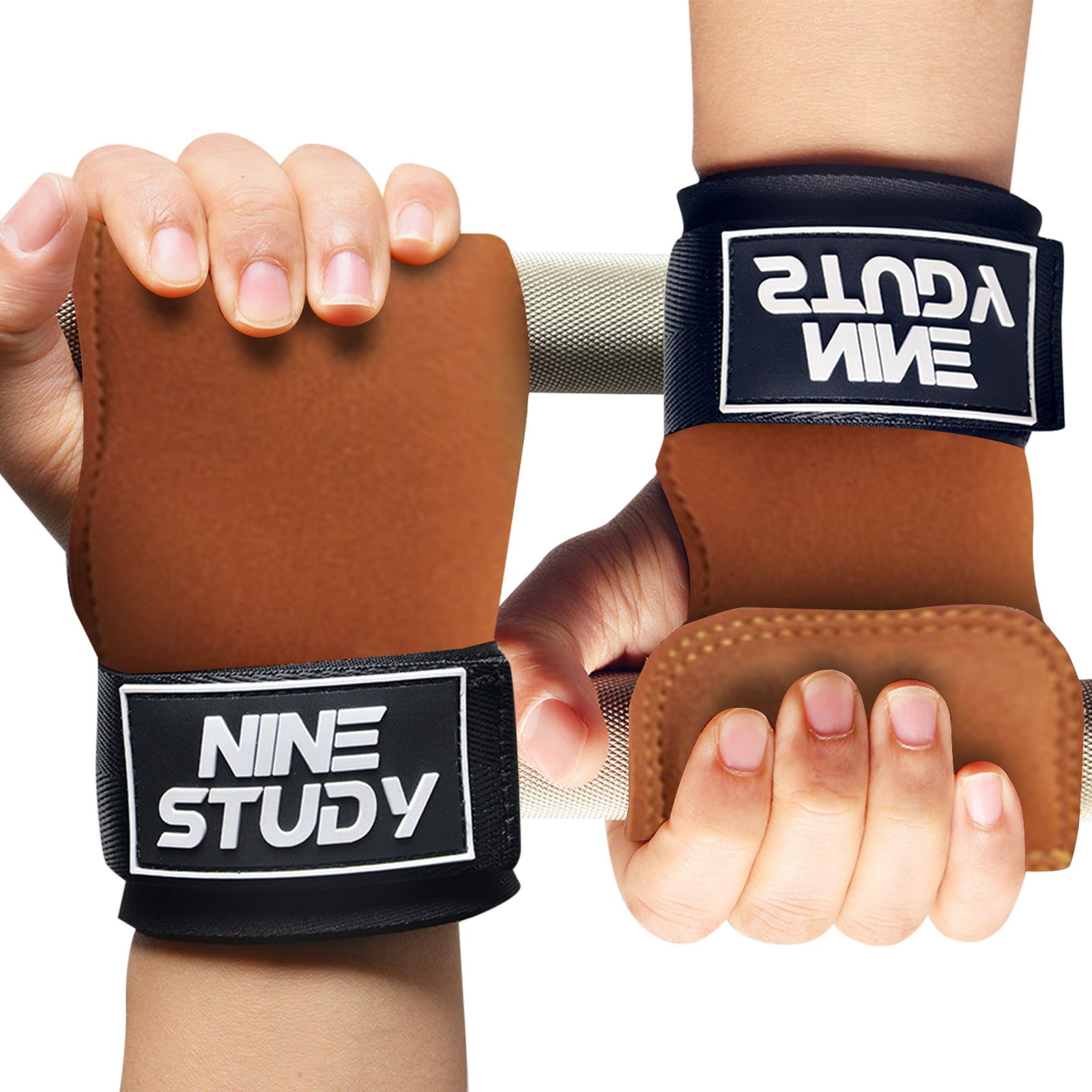 Sports Weightlifting Wrist Straps with Double-Layer Microfiber and ...