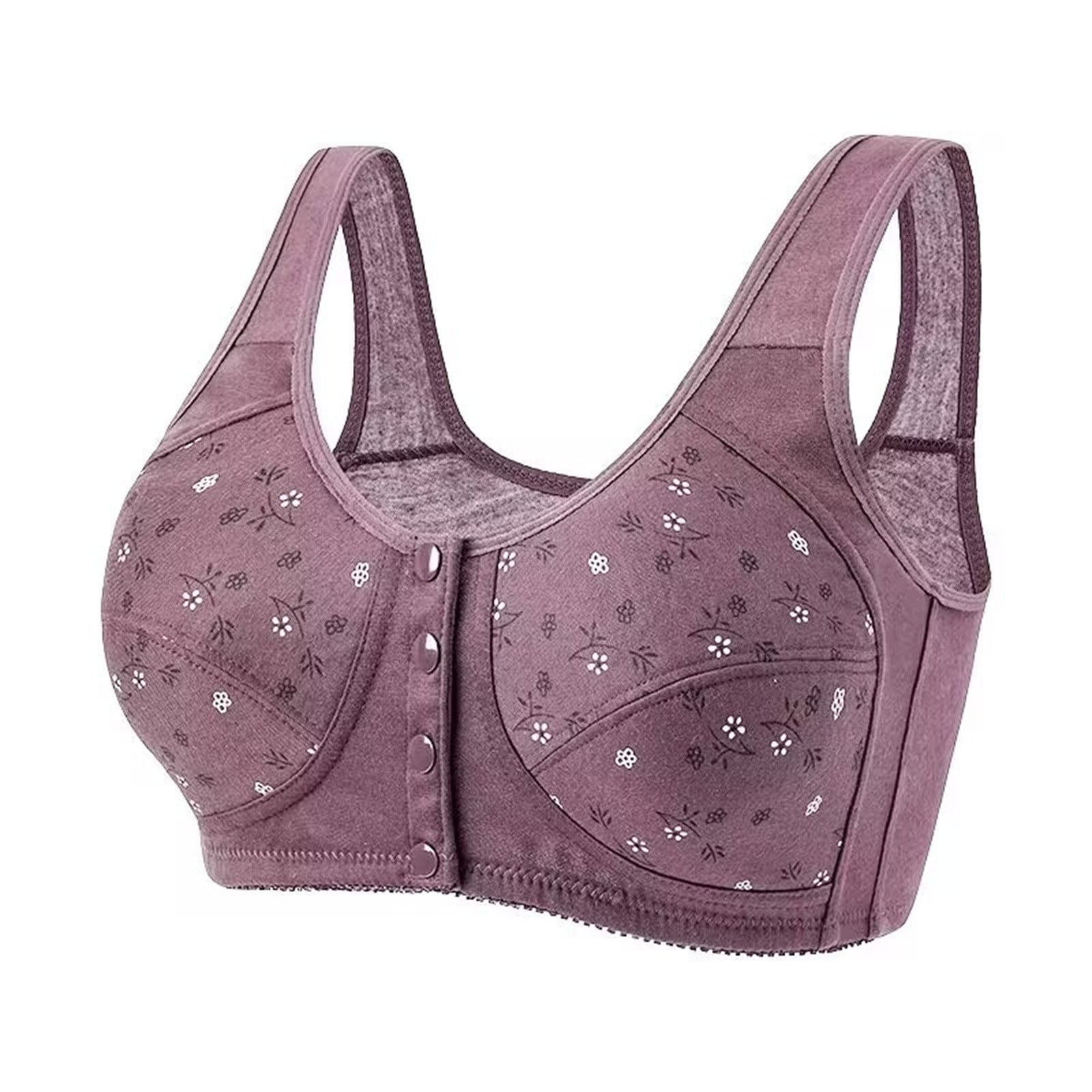 Sports Women's Bra Women Sexy Lace Front Button Shaping Cup Adjustable ...