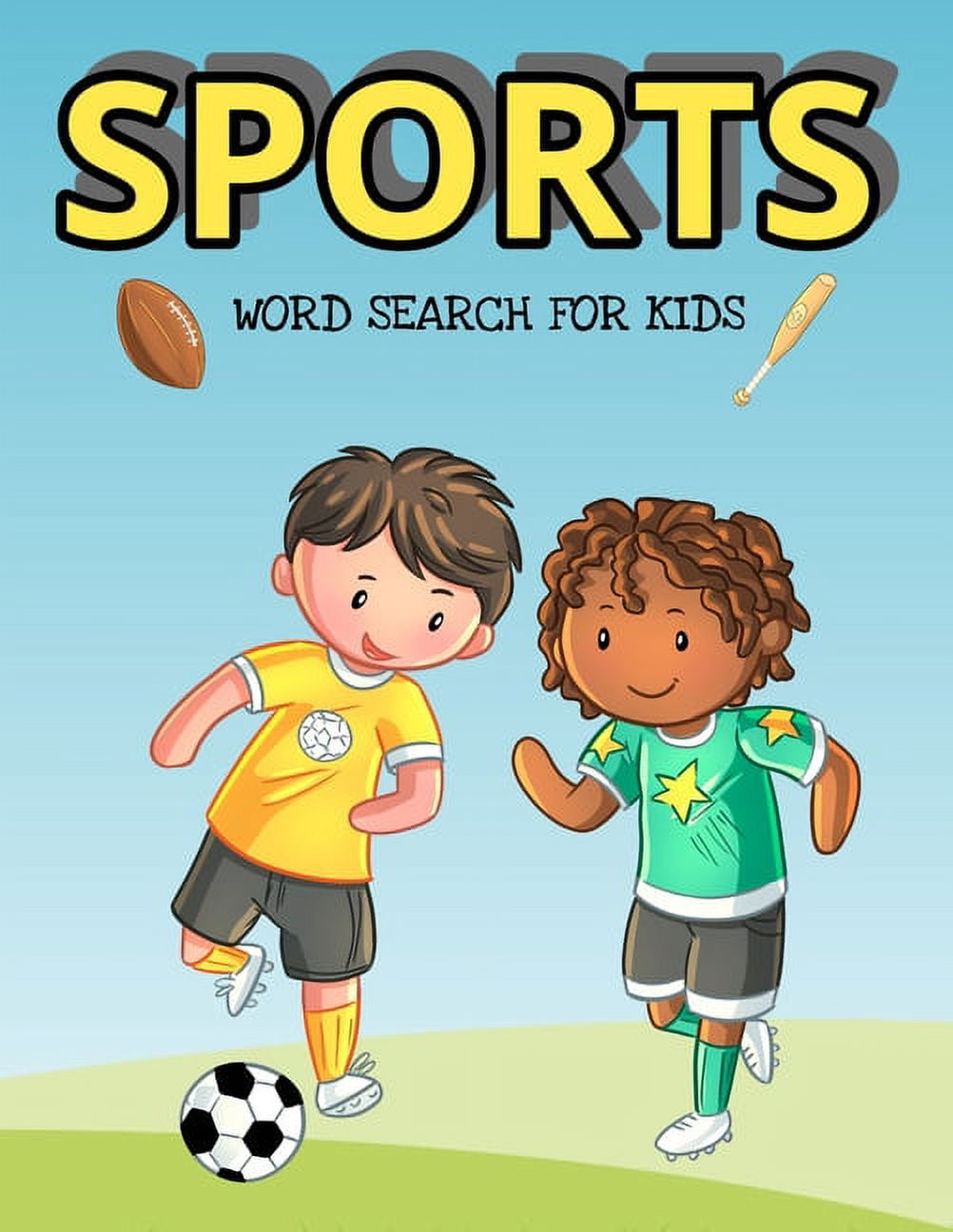 Sports Word Search For Kids: Over 1000 Words To Find - Puzzles Include ...