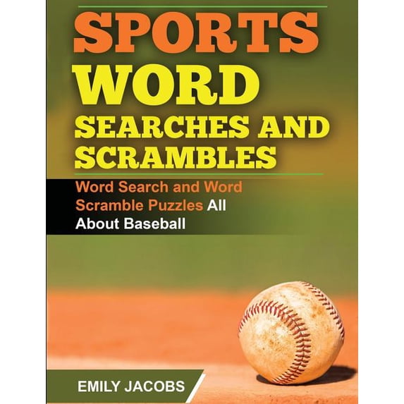 Sports Word Searches and Scrambles - Baseball, (Paperback) - Walmart.com