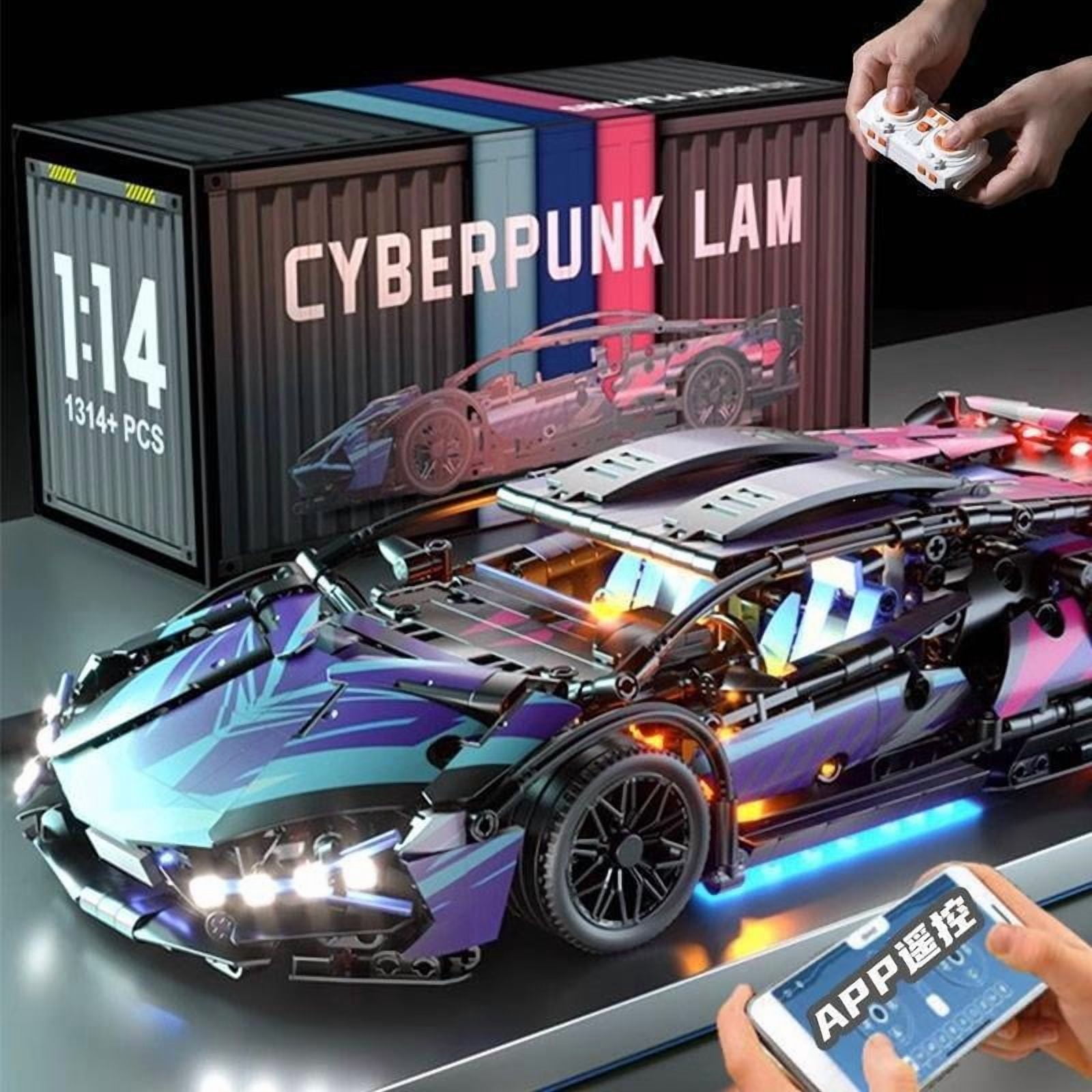 Sports car building block set, Lambo car series 1:14 model scale ...