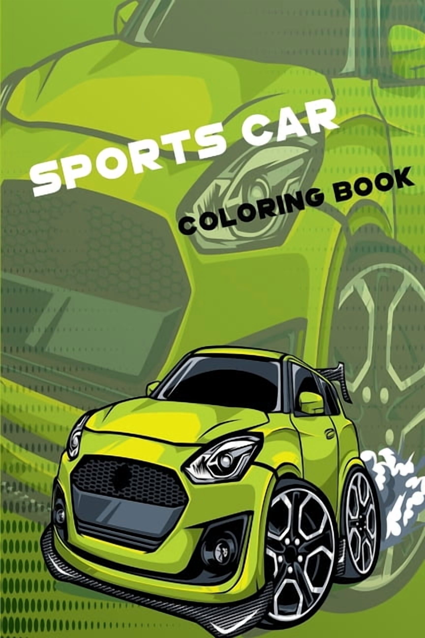 Sports car coloring book: Large Collection of sports cars - Coloring ...