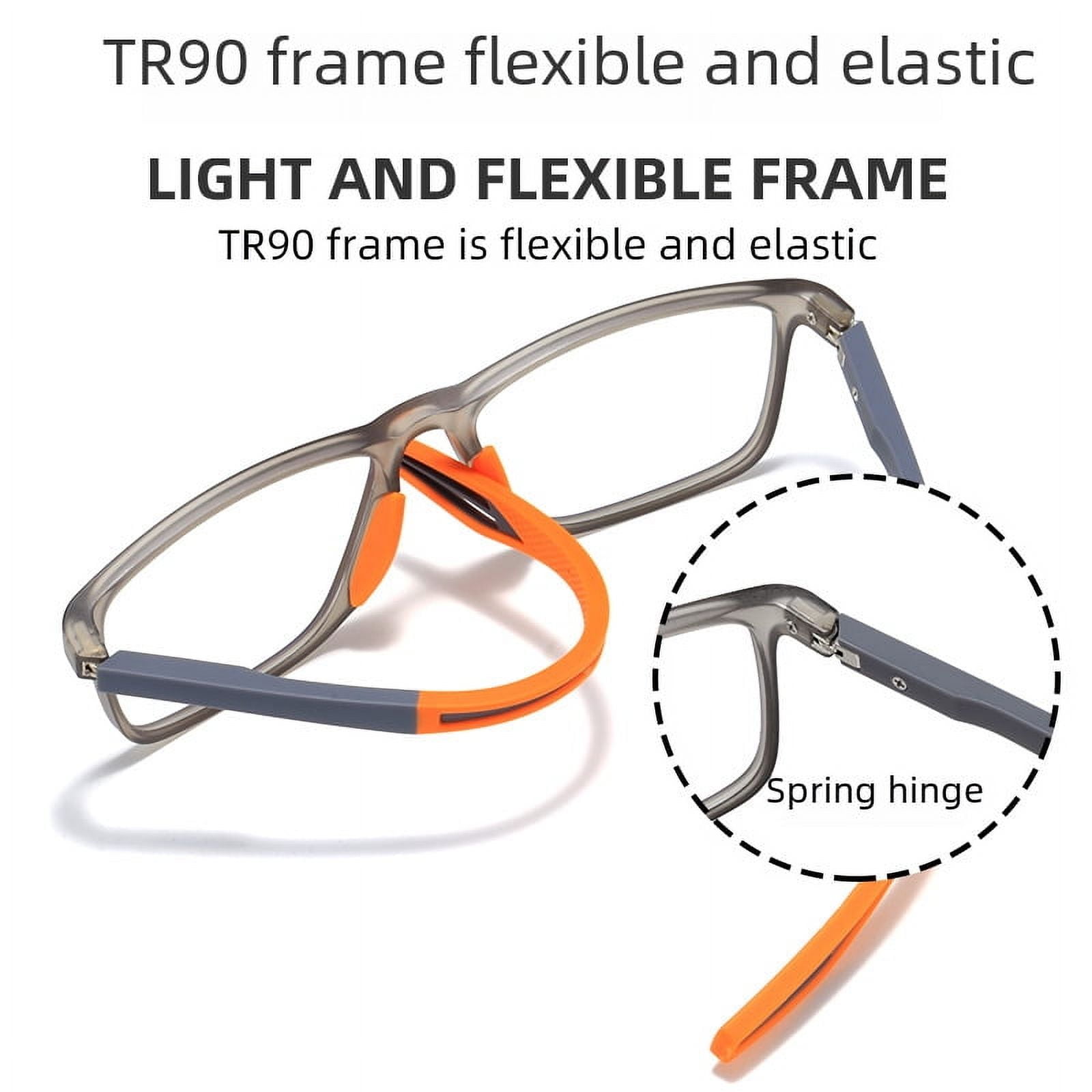 Sports oriented anti blue light presbyopia glasses, ultra light eye ...