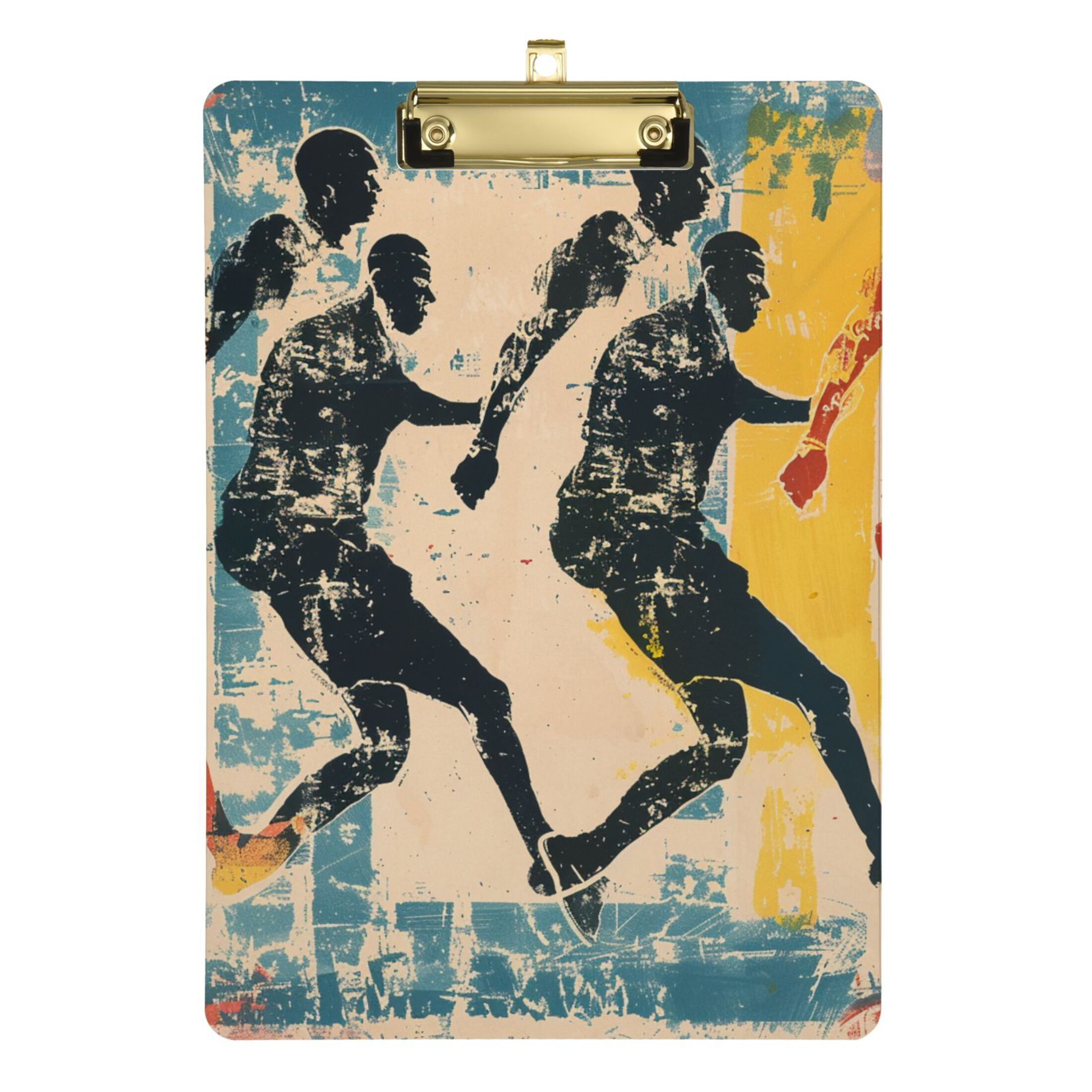 Sportsman Illustration Style Acrylic Clipboard Drawing Board Sketch ...