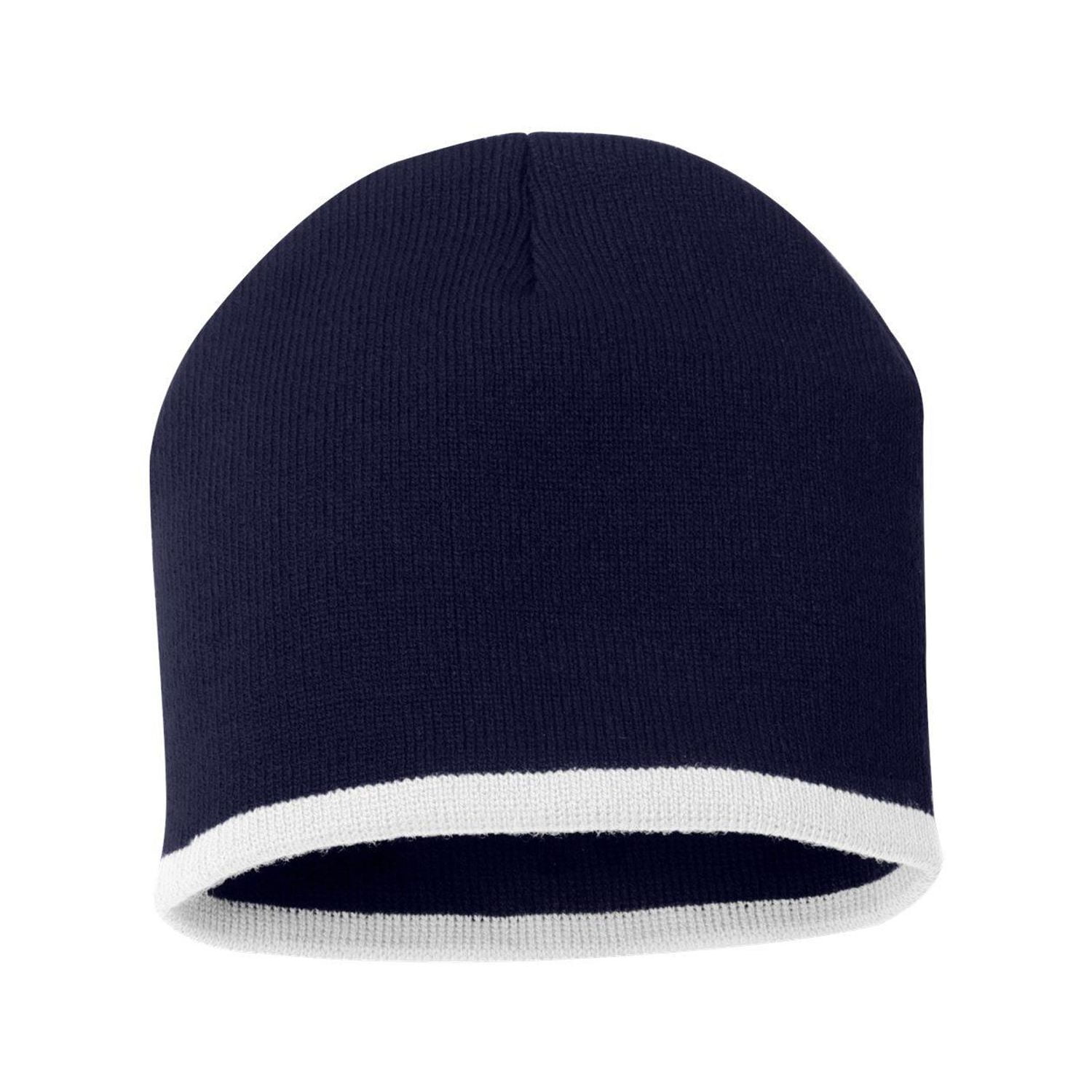 Sportsman 8 Bottom-Striped Knit Beanie - Walmart.com