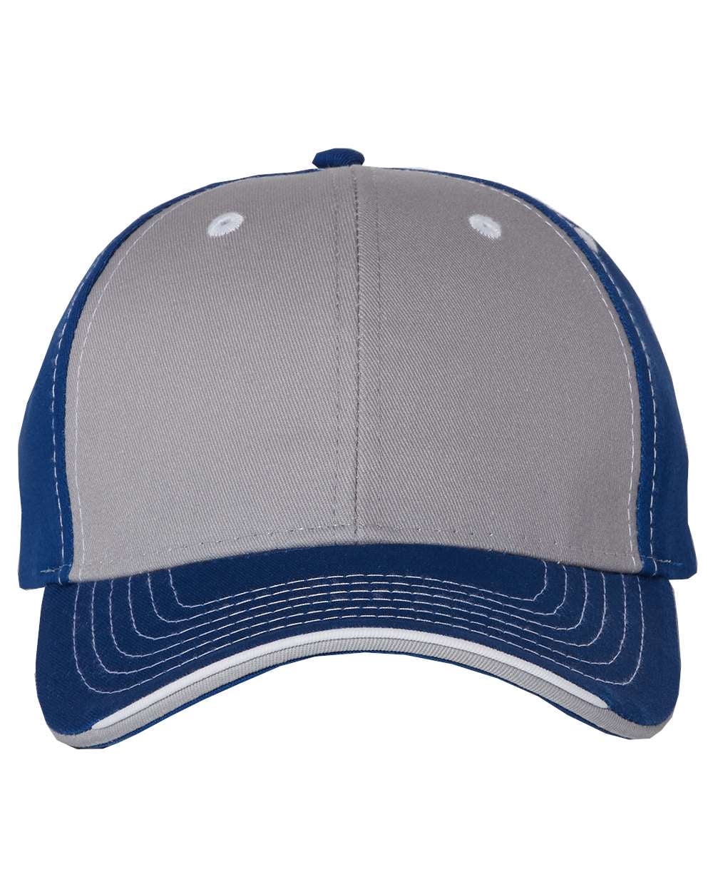 Sportsman Tri-Color Cap, One Size, Grey/Royal - Walmart.com