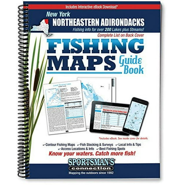 Sportsman's Connection - Northeastern Adirondacks New York Fishing Map ...