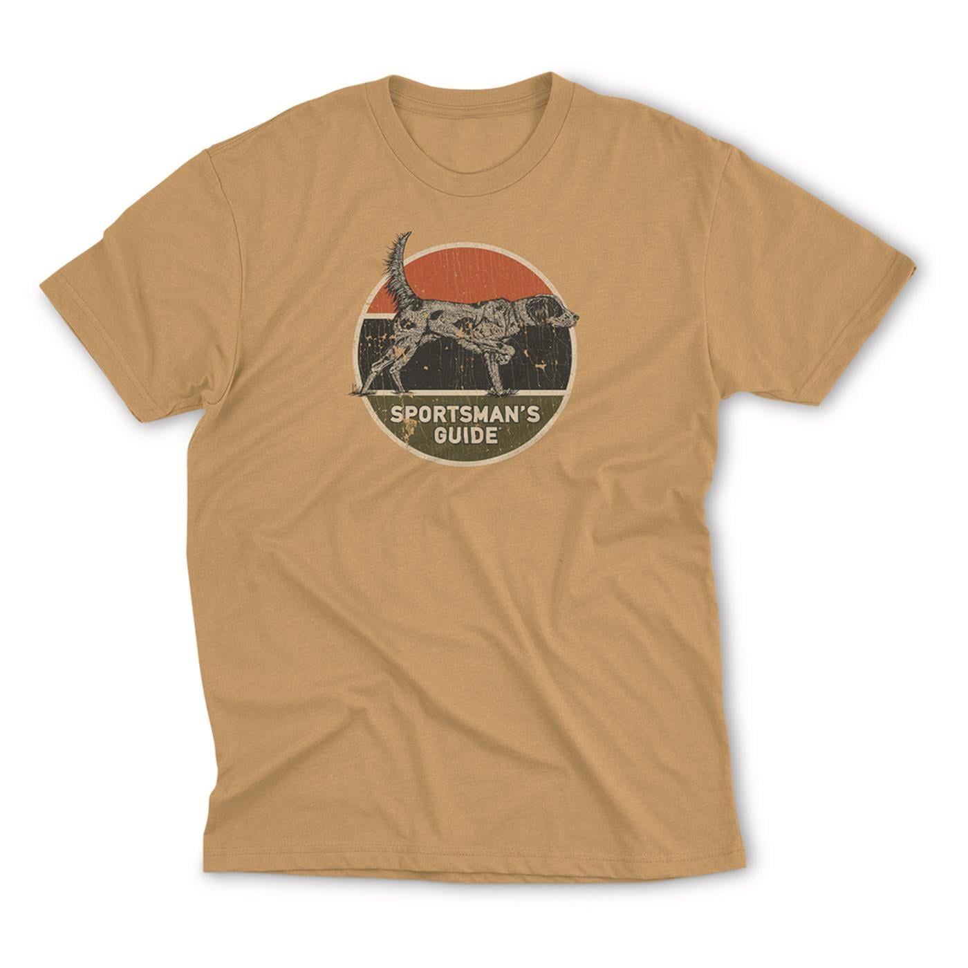 Sportsman's Guide Men's Pointer Logo Short Sleeve Tee Ginger LARGE ...