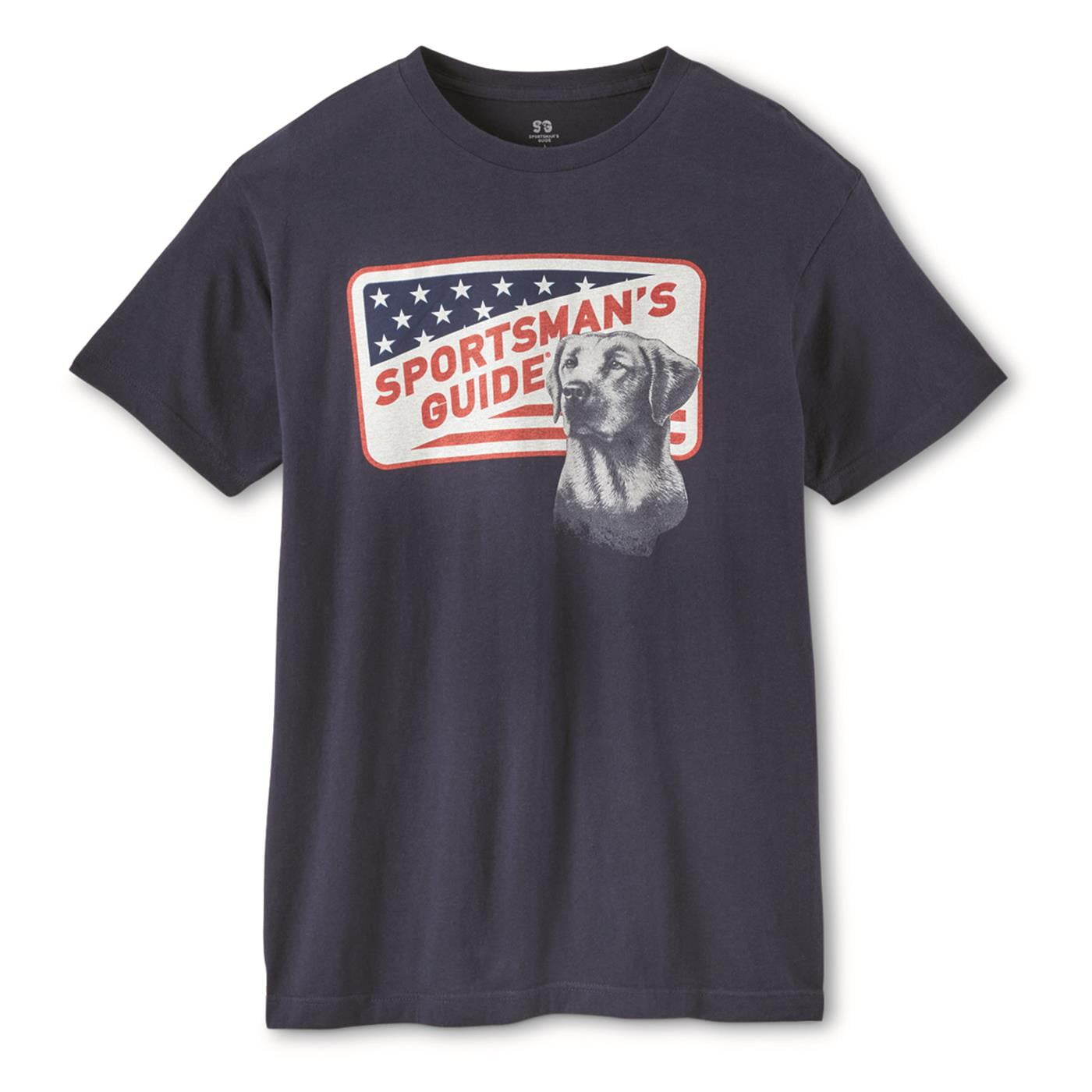 Sportsman's Guide Men's USA Logo Short Sleeve Tee Navy LARGE - Walmart.com