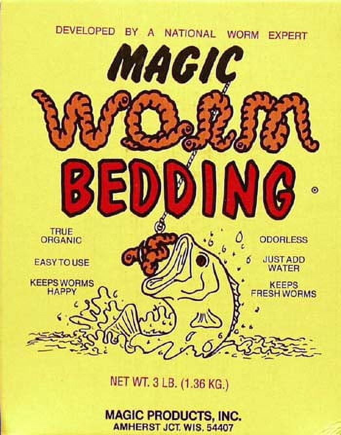 Sportsman's Supply Magic Worm Bedding, 3 lb Box, Sphagnum Peat Moss ...