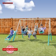 Backyard Discovery Big Brutus Heavy Duty A Frame Swing Set - Walmart.com