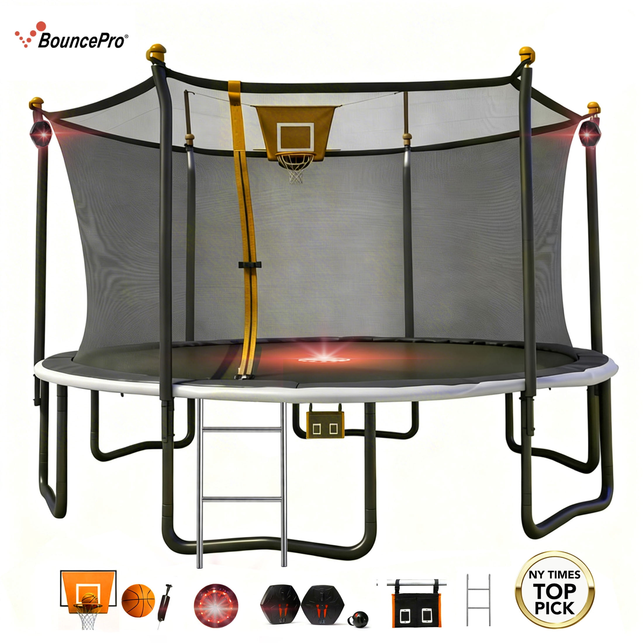 Sportspower Bounce Pro 14ft Multiplay Trampoline Meets ASTM Safety ...